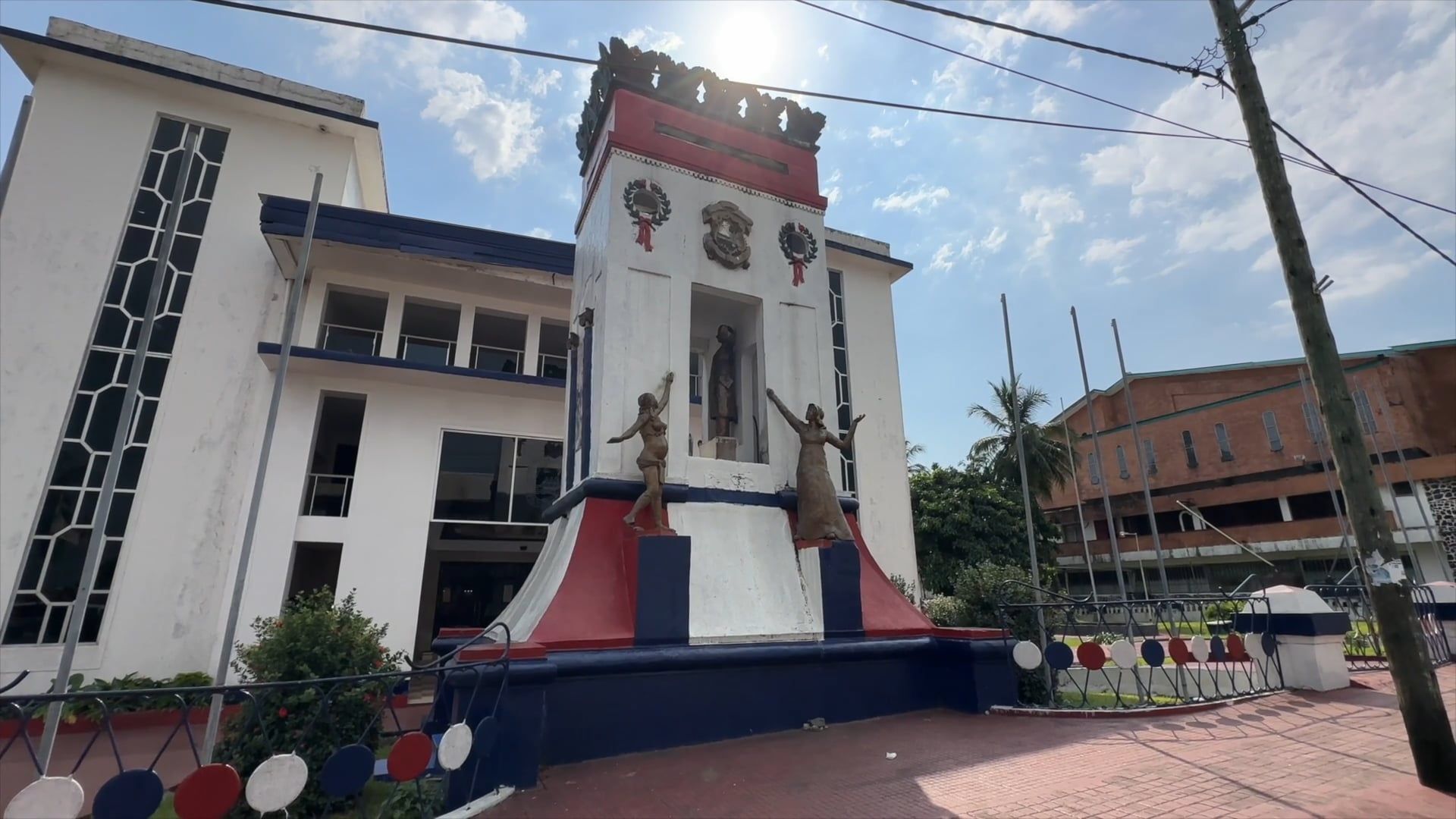 National Museum of Liberia, in Monrovia Free Stock Video Footage ...