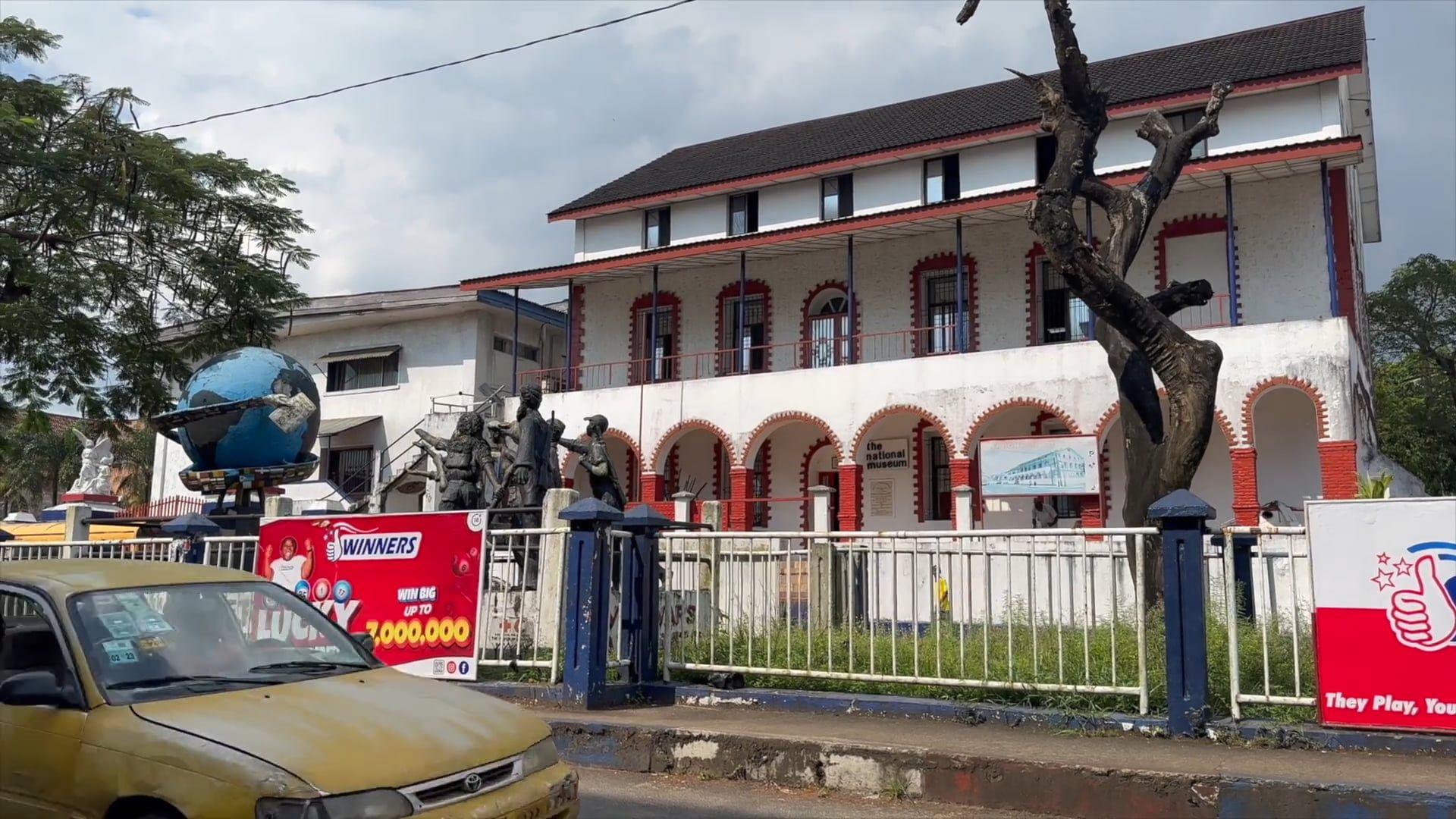 National Museum of Liberia, in Monrovia Free Stock Video Footage ...