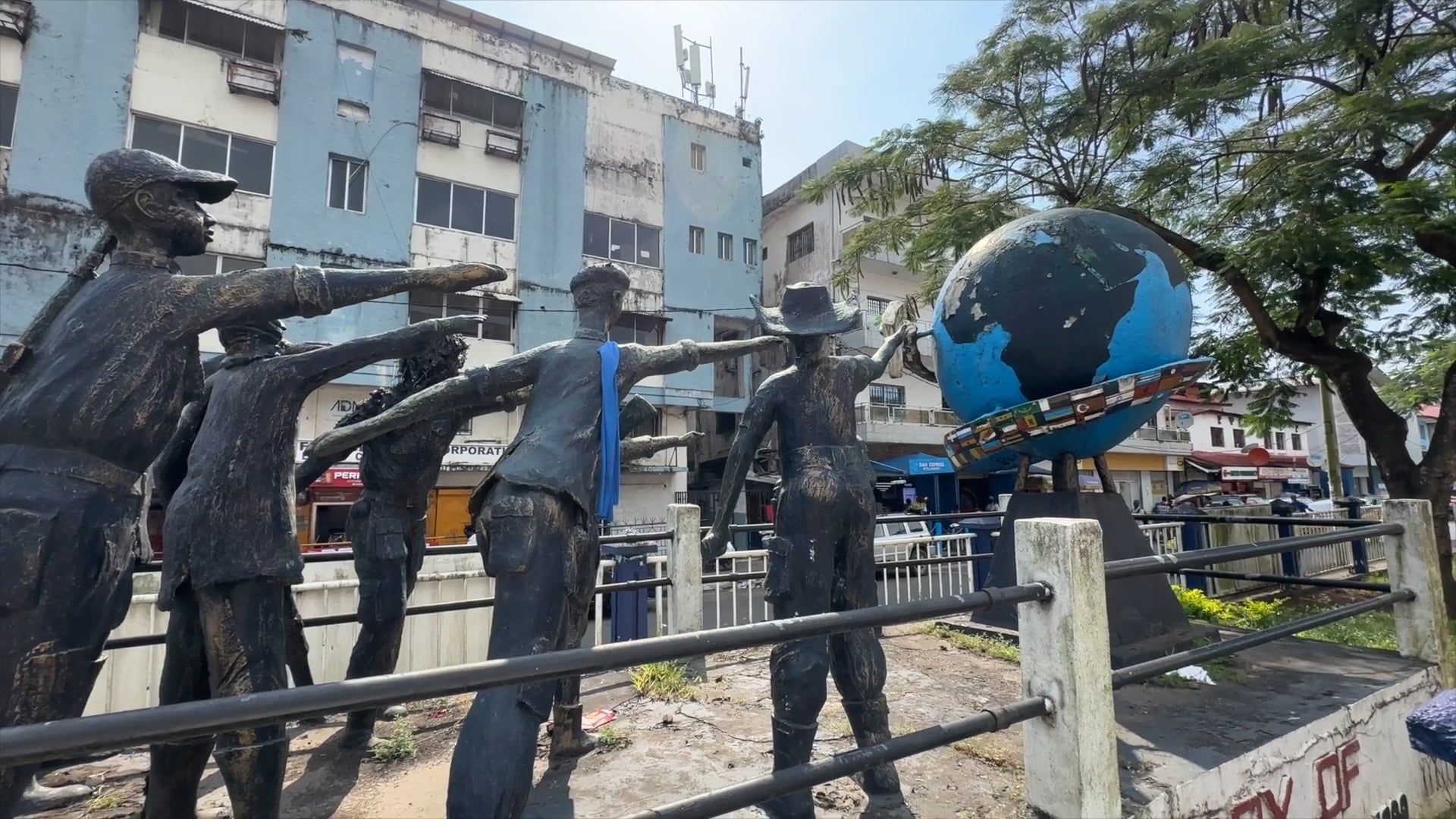 Monument in Monrovia, Liberia Free Stock Video Footage, Royalty-Free 4K ...