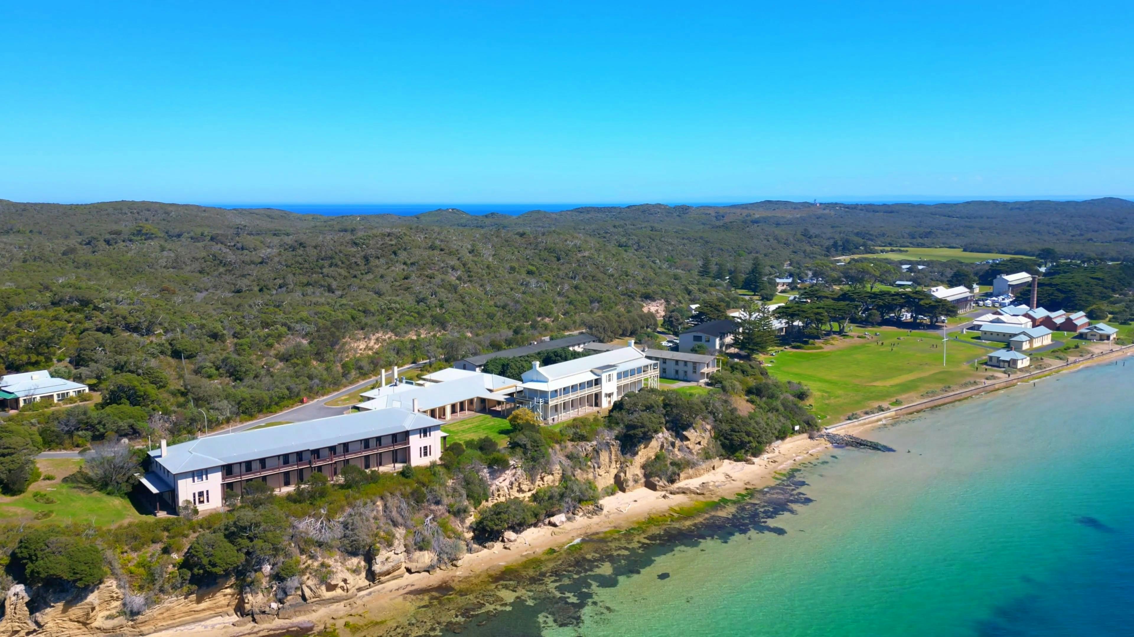 Point Nepean Quarantine Station Aerial Hyperlapse Free Stock Video ...