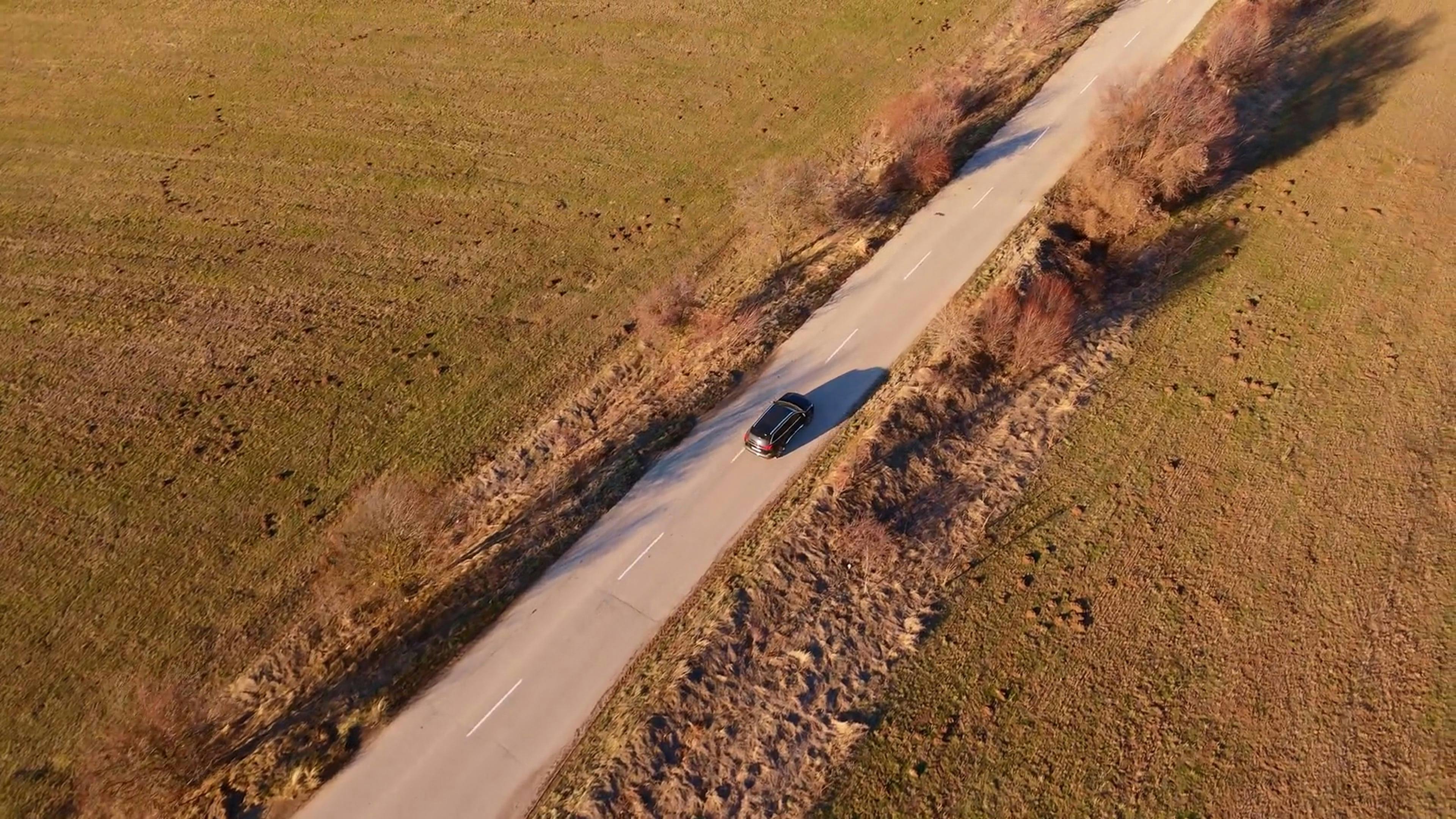 Can a drone follow a car store