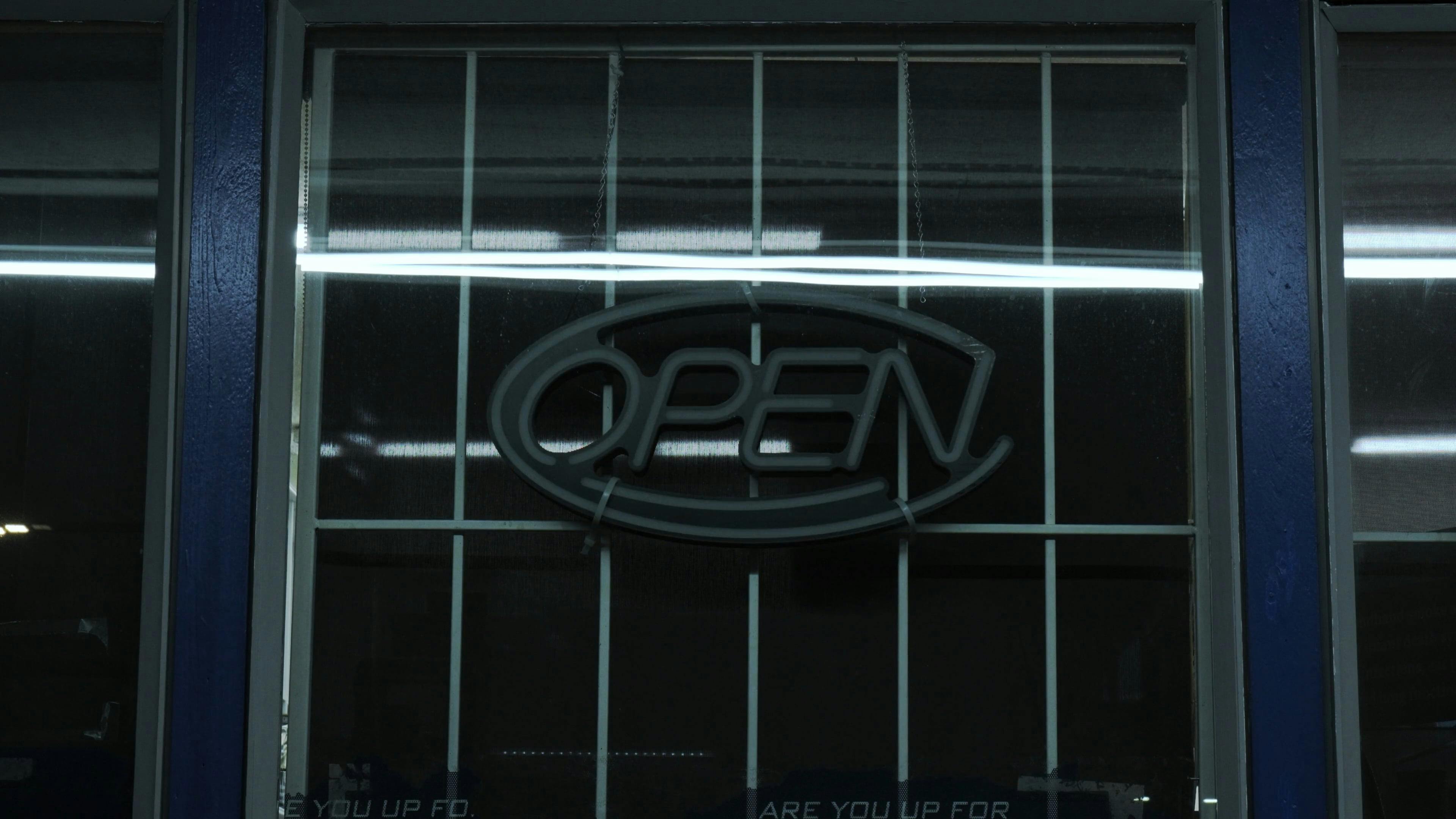 gas station neon open sign night Free Stock Video Footage, Royalty-Free ...