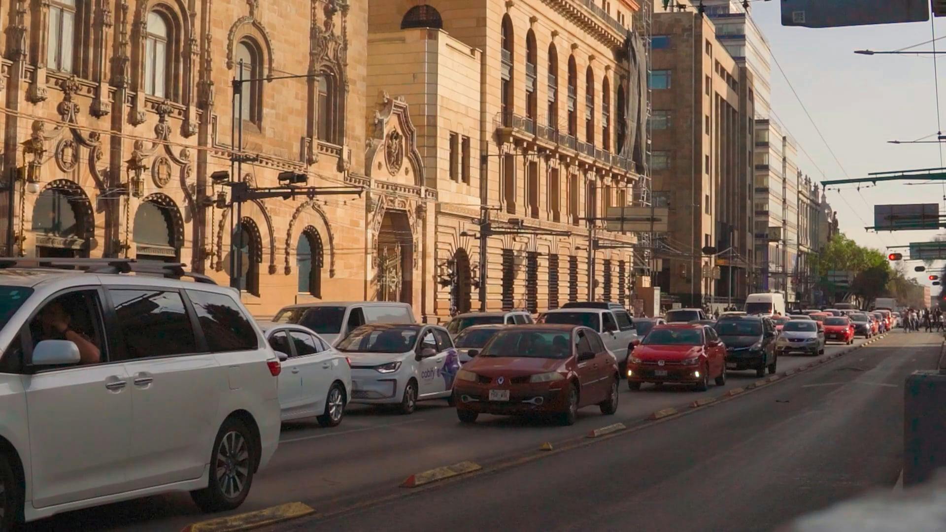 Aerial Night View of Mexico City Streets Free Stock Video Footage ...
