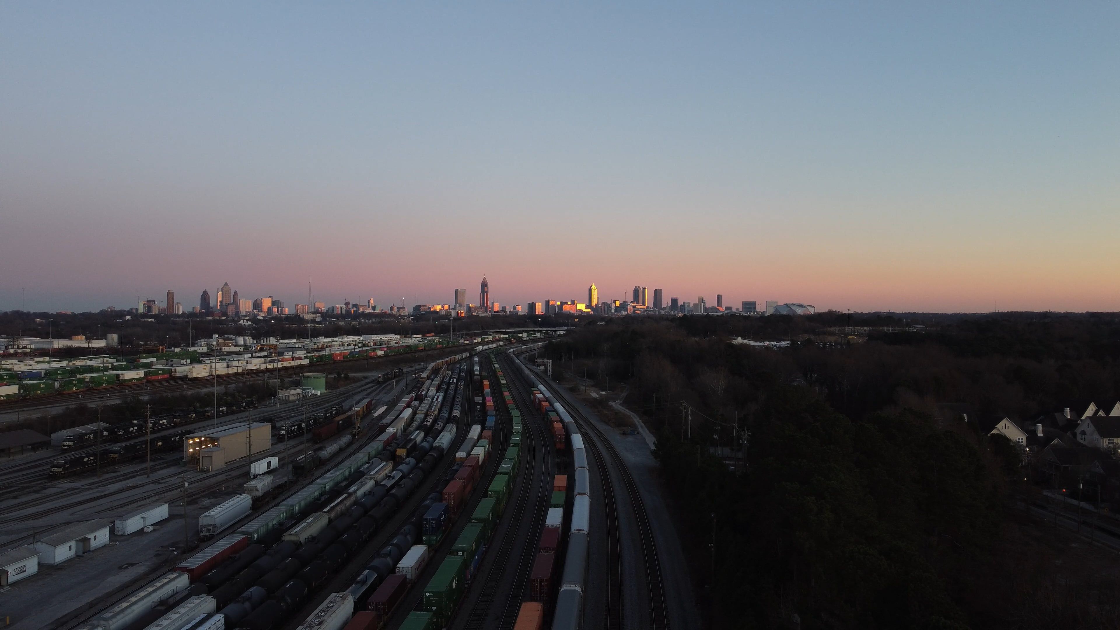 Atlanta Aerial Free Stock Video Footage, Royalty-Free 4K & HD Video Clip