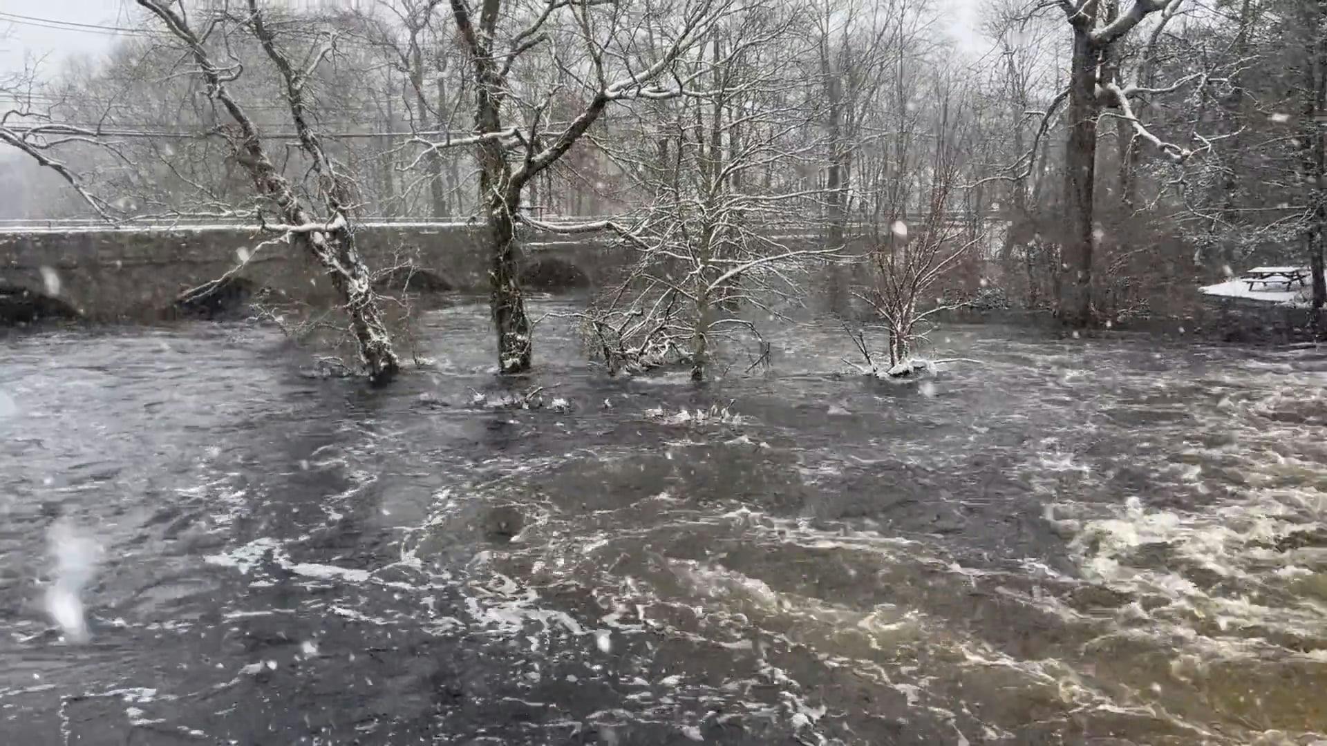 River Dam in Snow 4 Photos & Videos Collected by Eric Luskin
