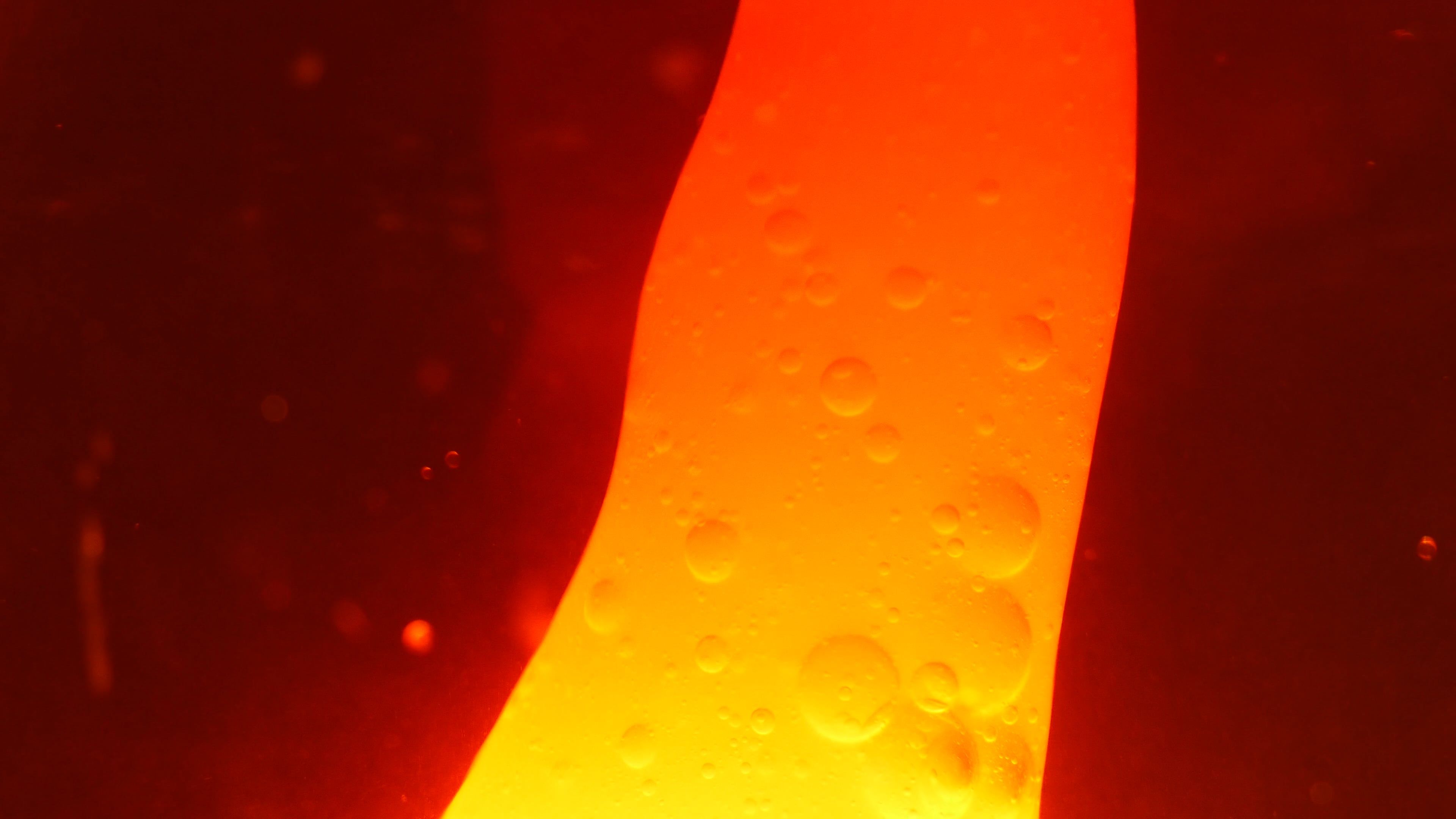 Close-Up View Of Liquid Material Inside A Lava Lamp · Free Stock Video