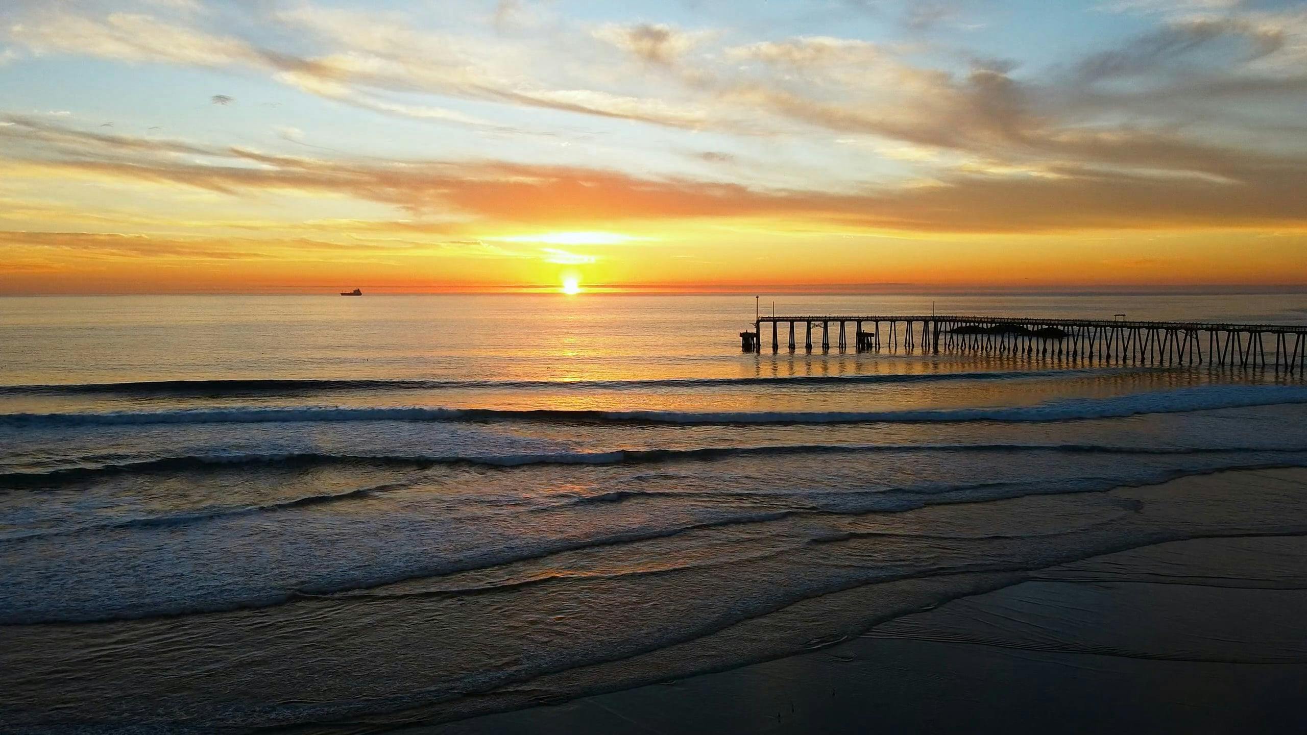Pacific Ocean, waves. Baja California. Mexico, Rosarito Free Stock ...