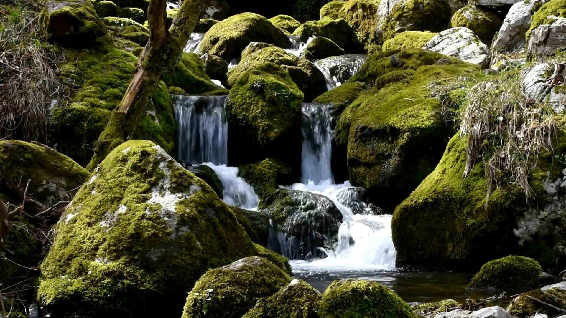 Water Flowing Through Rocks Free Stock Video Footage, Royalty-Free 4K ...