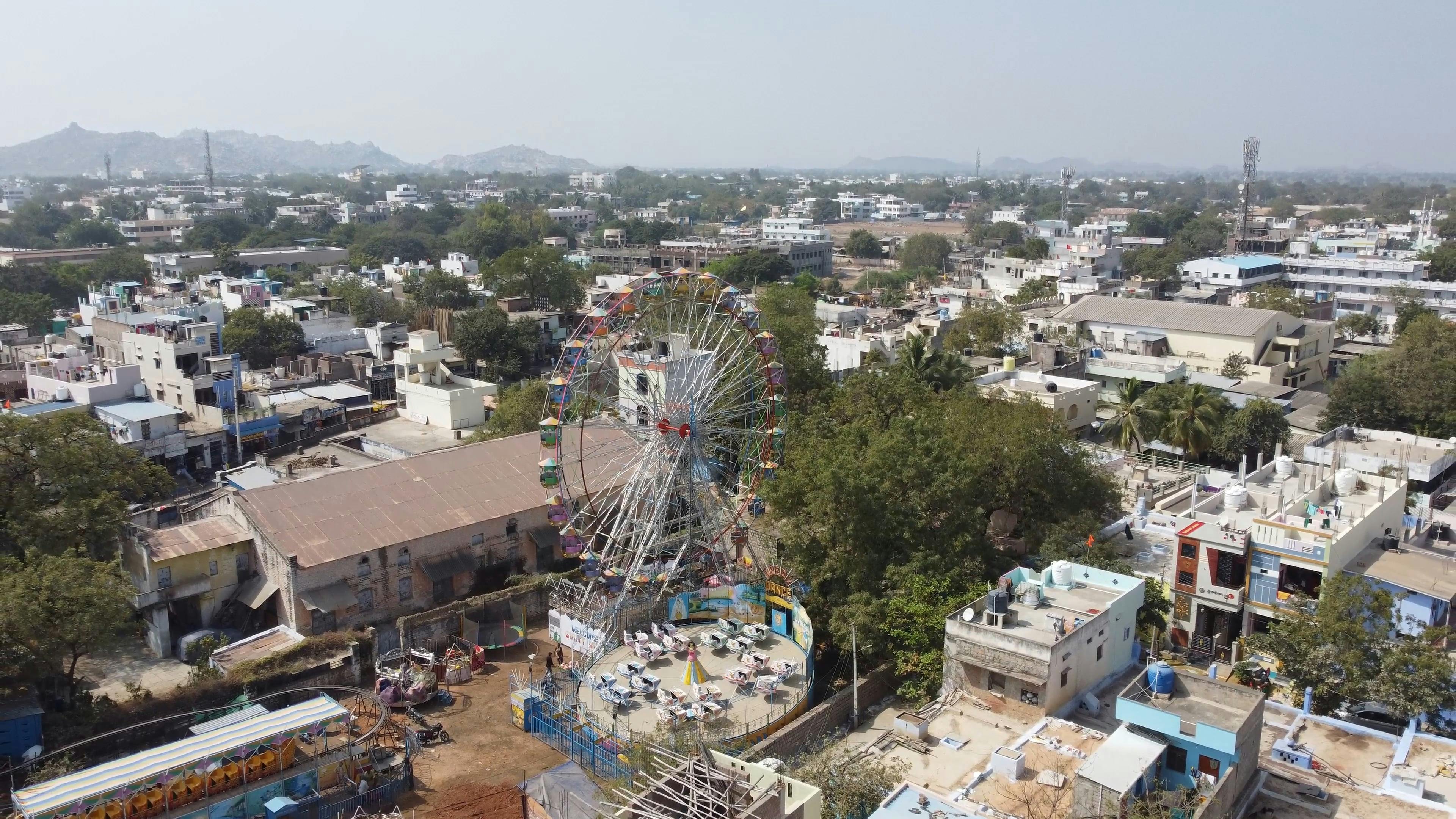 Tier 2 City Sky View 4K Exhibition Free Stock Video Footage, Royalty ...