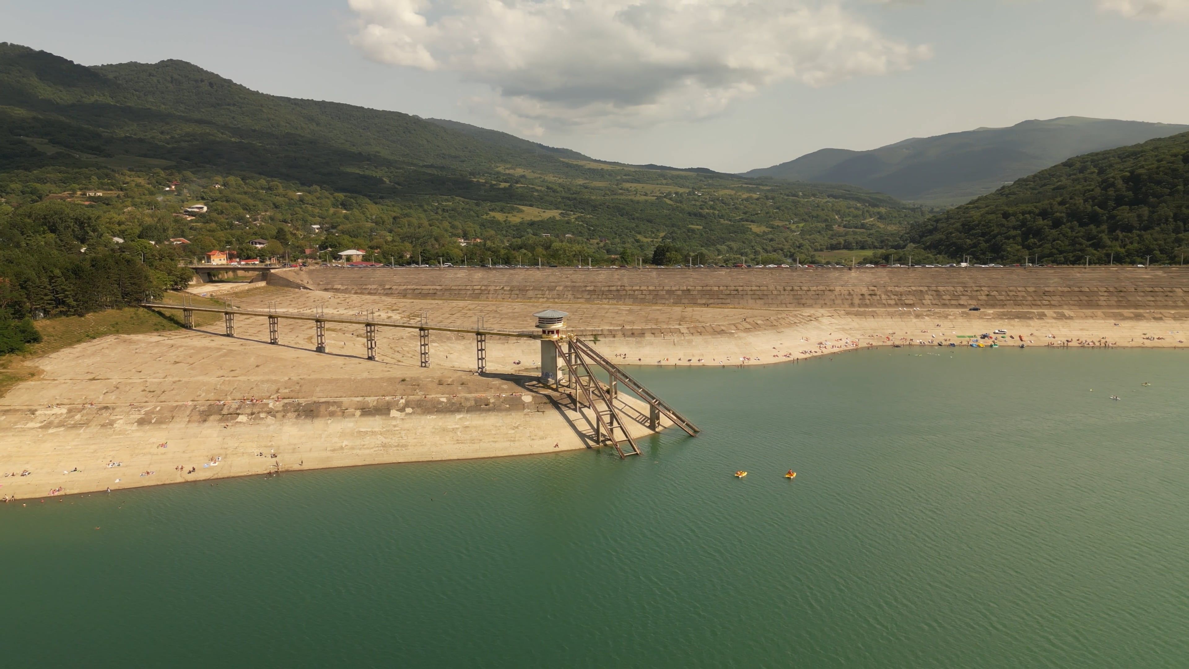 Reservoir Tower Videos Download The Best Free 4k Stock Video Footage