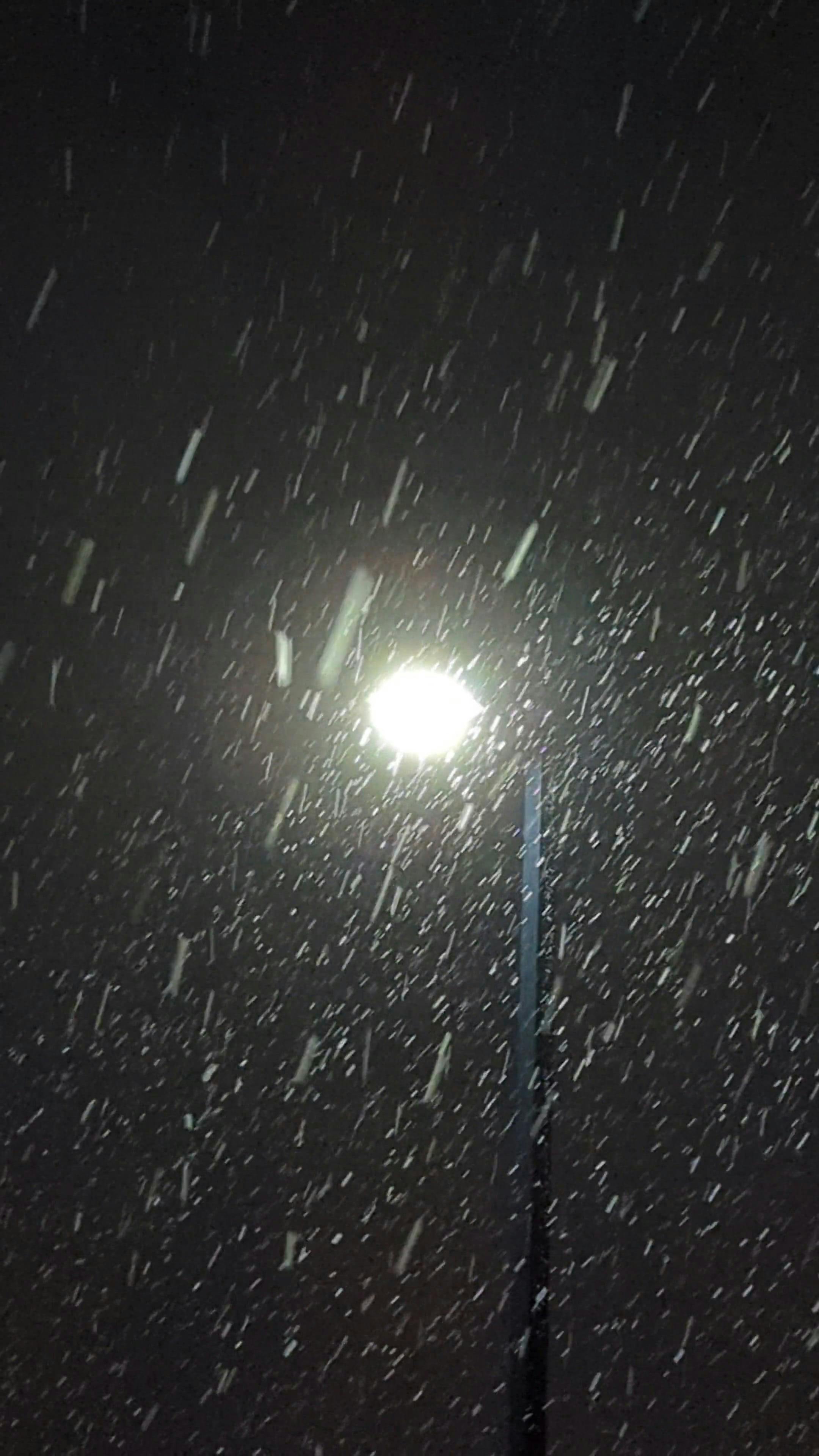 Real snow captured at night Free Stock Video Footage, Royalty-Free 4K ...