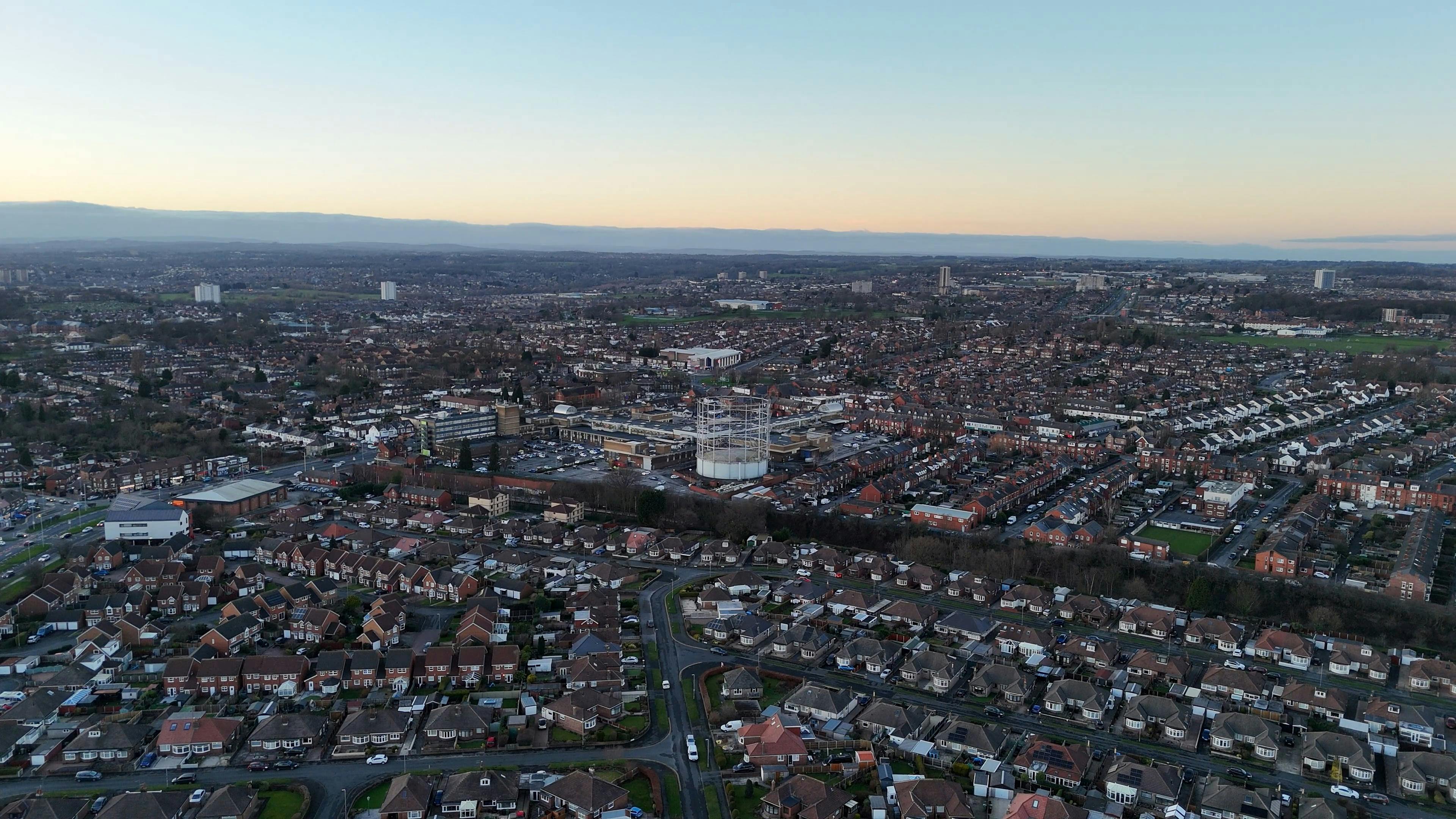 Crossgates Leeds Aerial View Free Stock Video Footage, Royalty-Free 4K ...