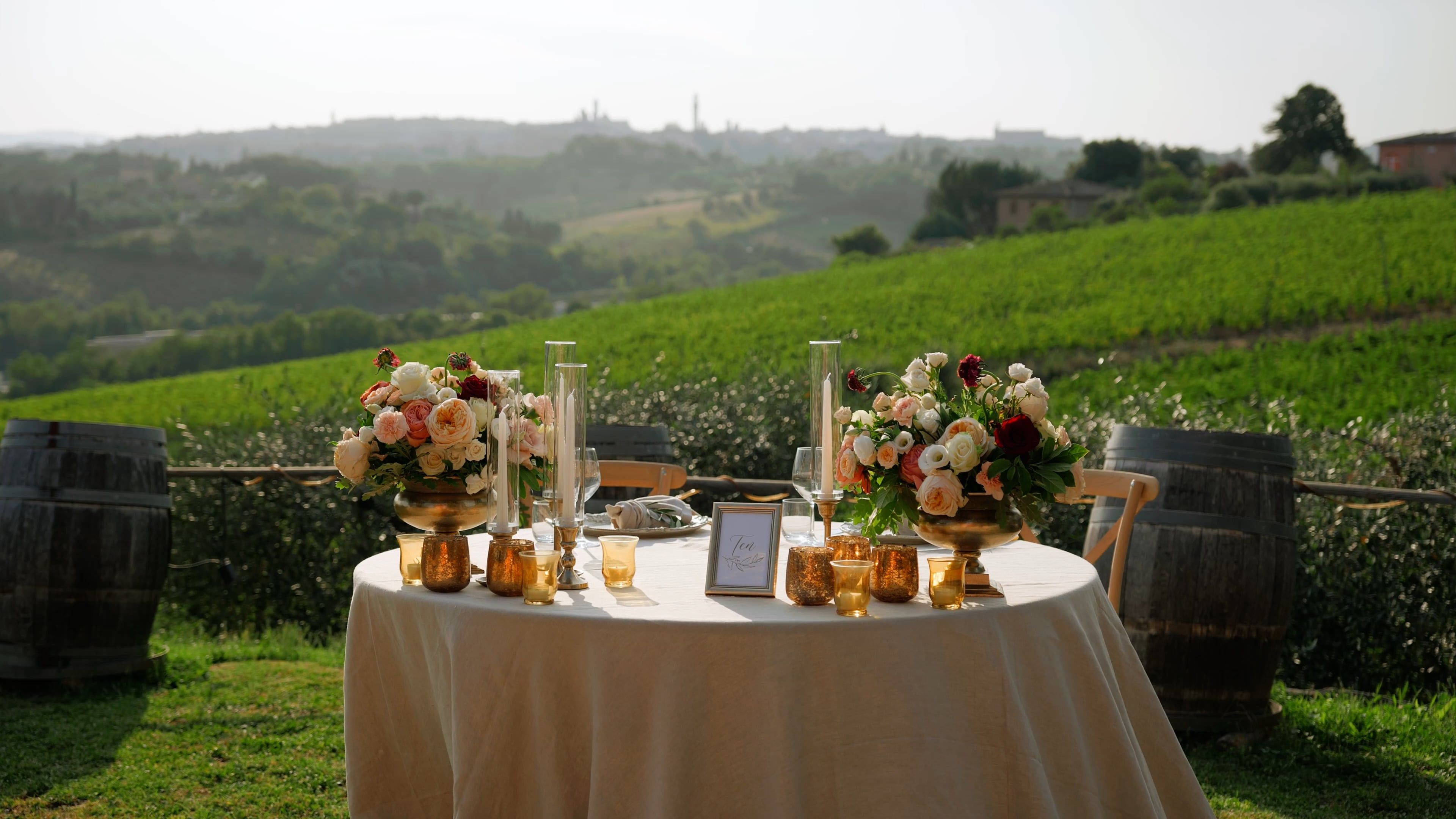 Indulge in the romantic ambiance of an Italian villa adorned with ...