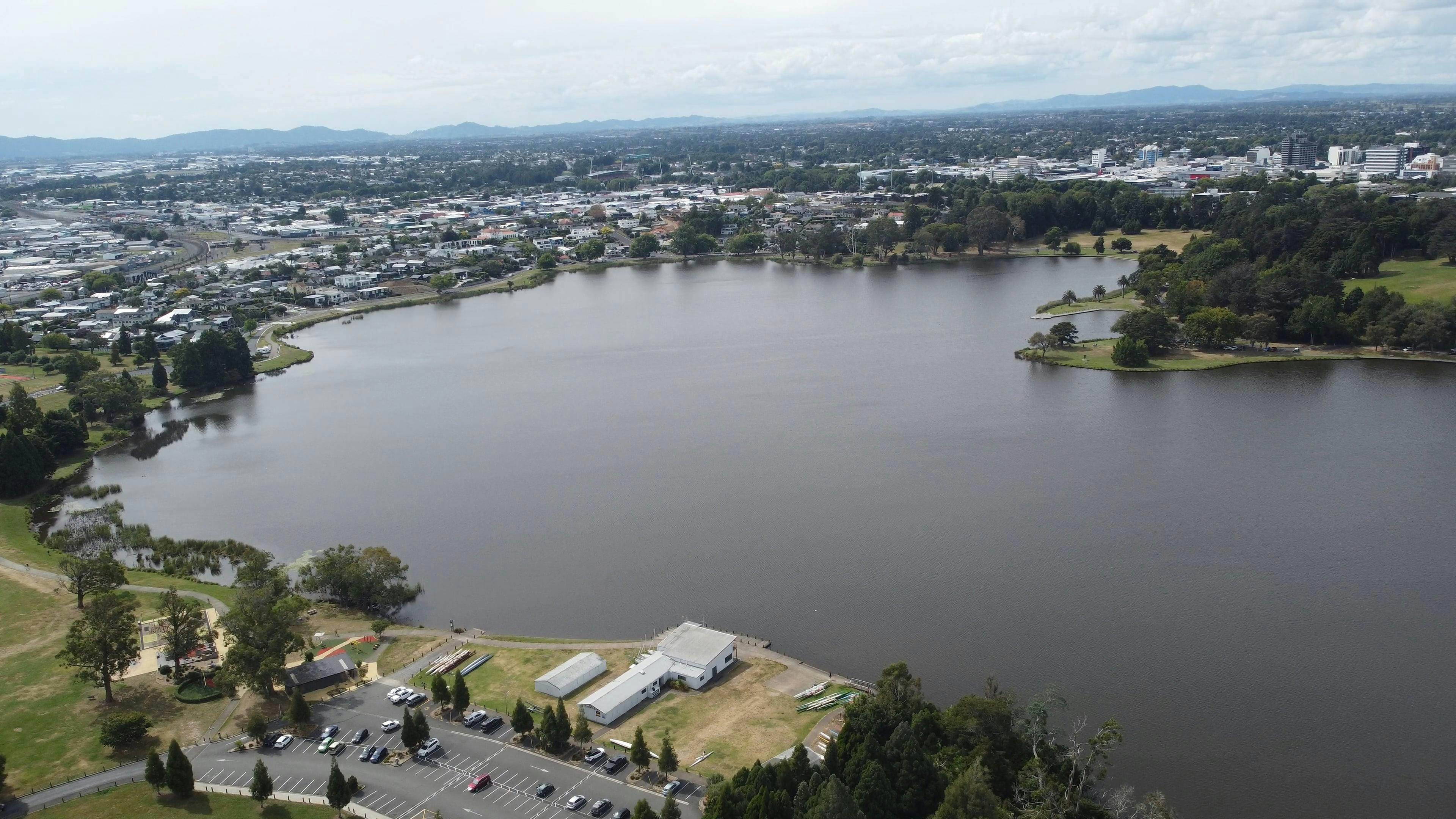 Lake Rotoroa. Hamilton, New Zealand Free Stock Video Footage, Royalty ...