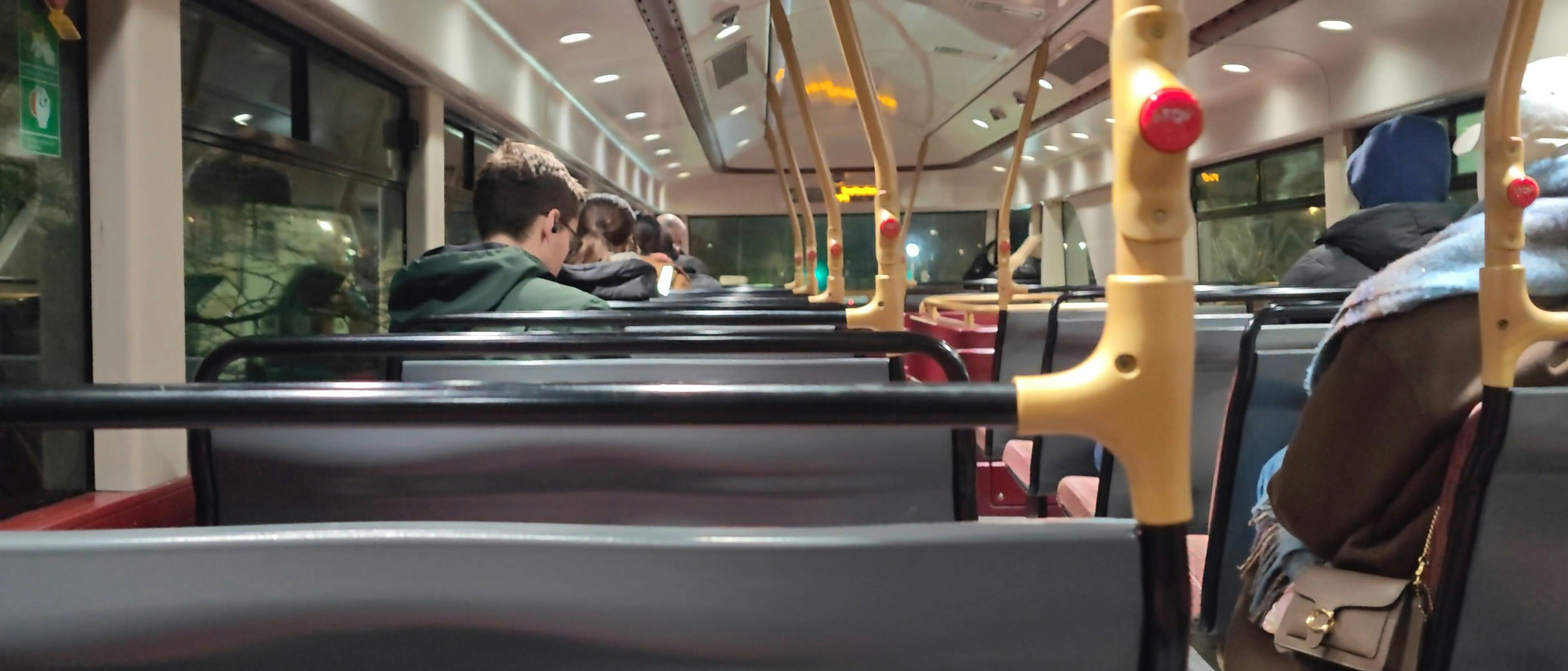 Passenger Bus Making A Stop On Designated Bus Stops Free Stock Video ...