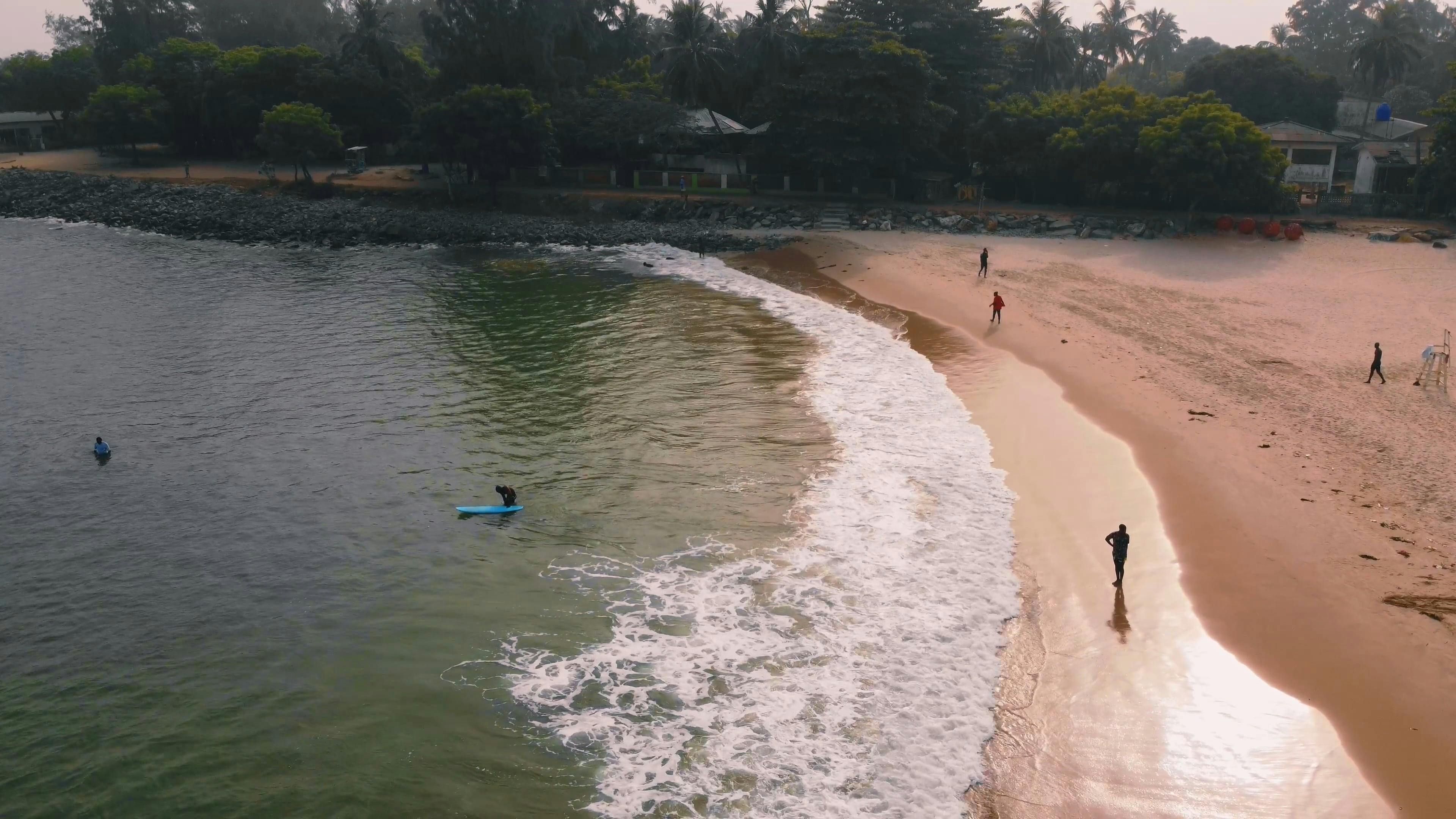 Tarkwa Bay Beach, Lagos Nigeria Free Stock Video Footage, Royalty-Free ...