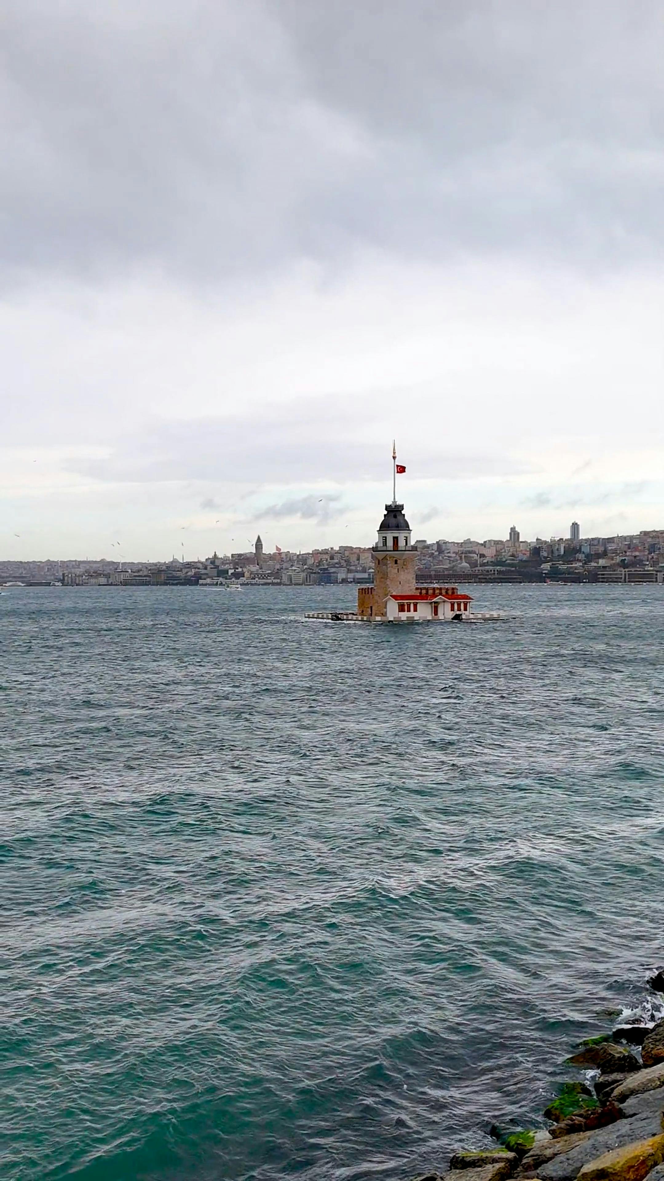 Scenic Ferry Ride on Bosphorus Strait Free Stock Video Footage, Royalty ...