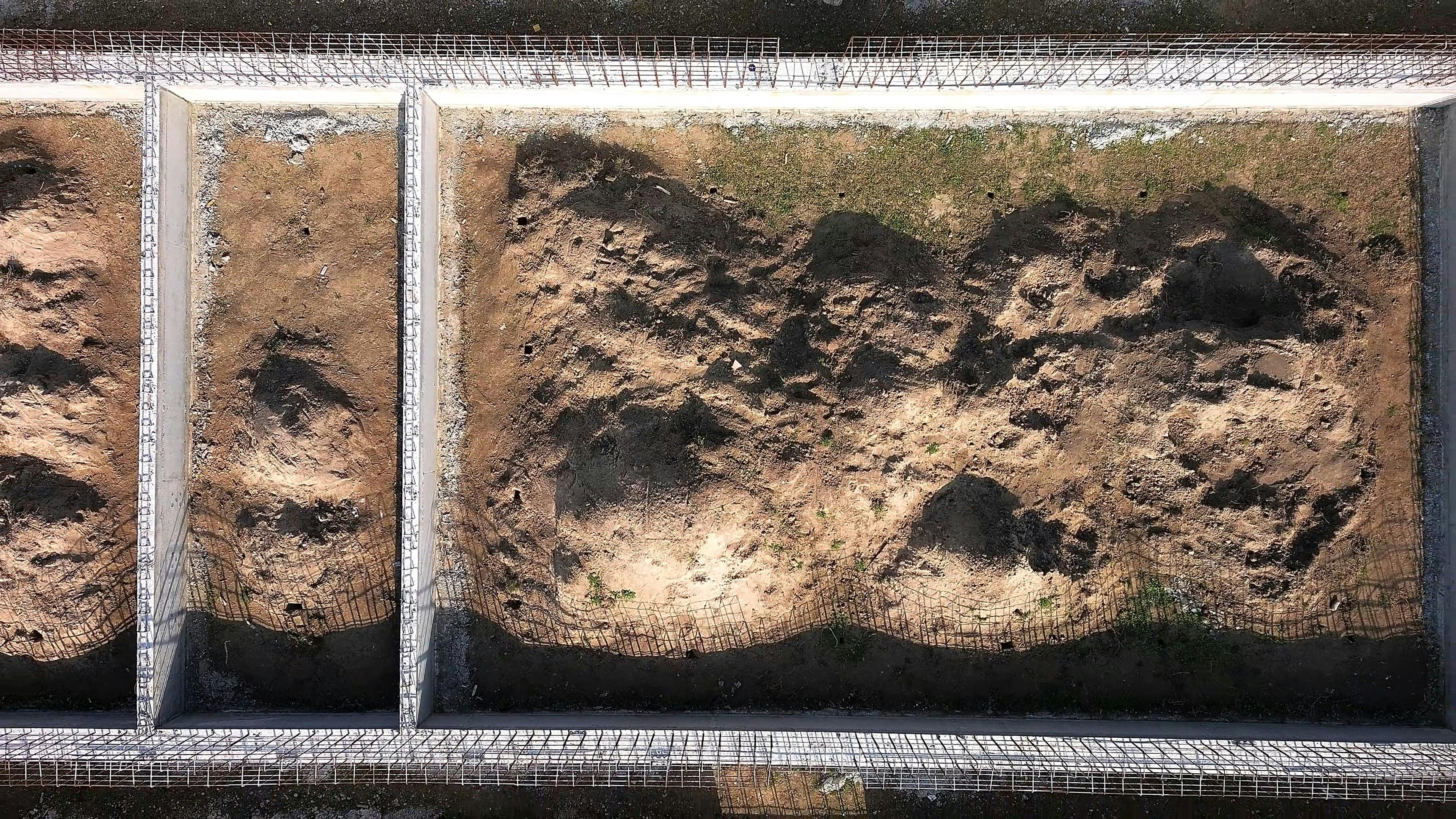 Formwork And Reinforced Steel Construction Retaining Walls Slope Videos ...