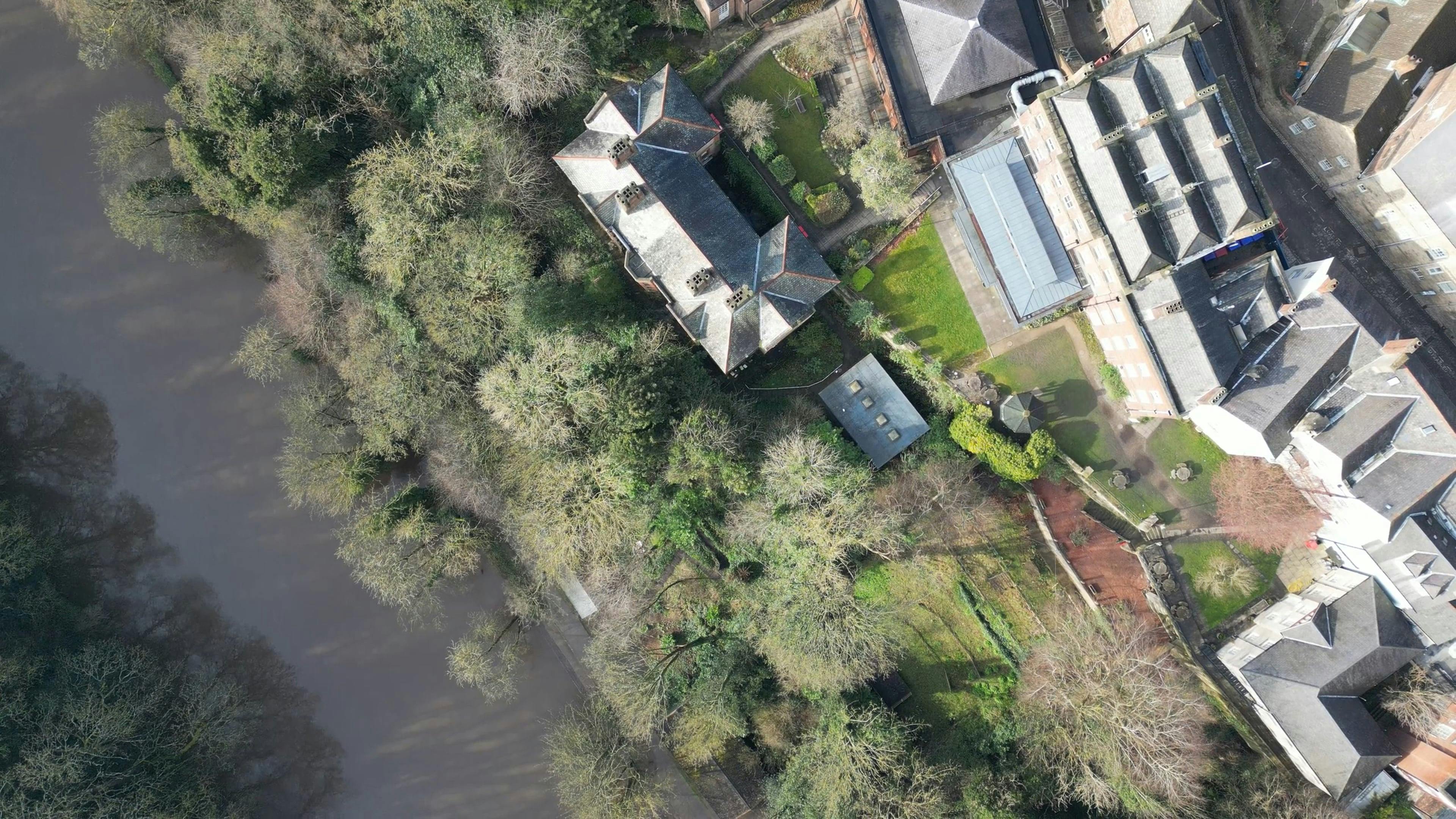 Aerial view of the house Free Stock Video Footage, Royalty-Free 4K & HD ...