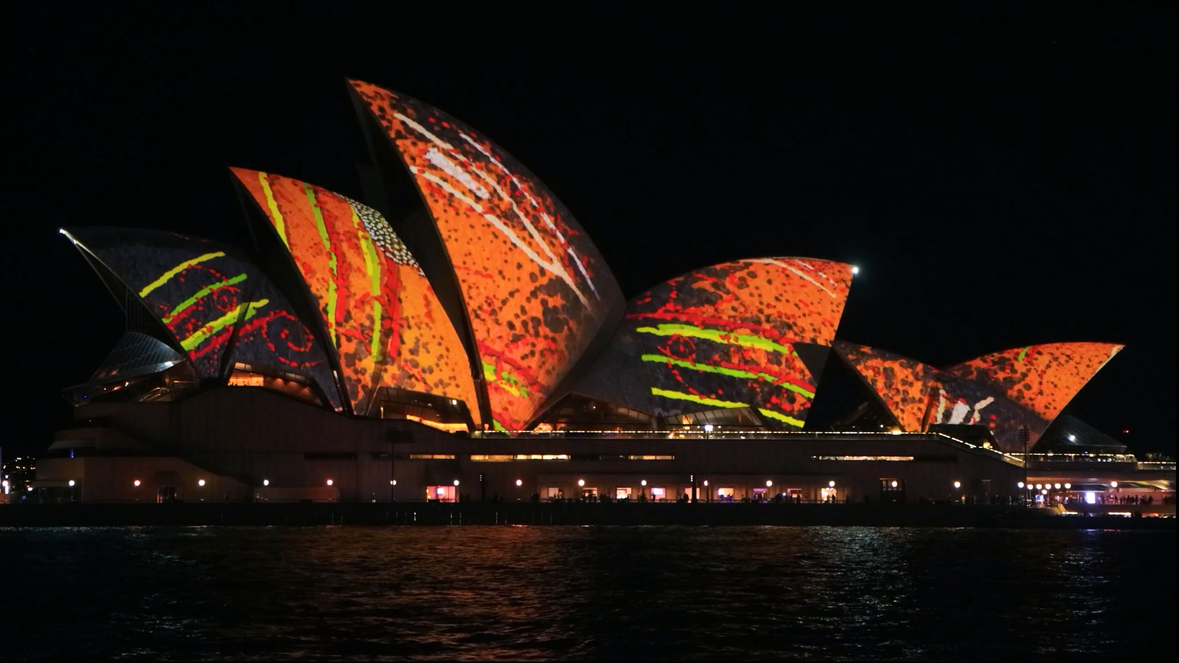Sydney Opera House Vivid light show Free Stock Video Footage, Royalty ...