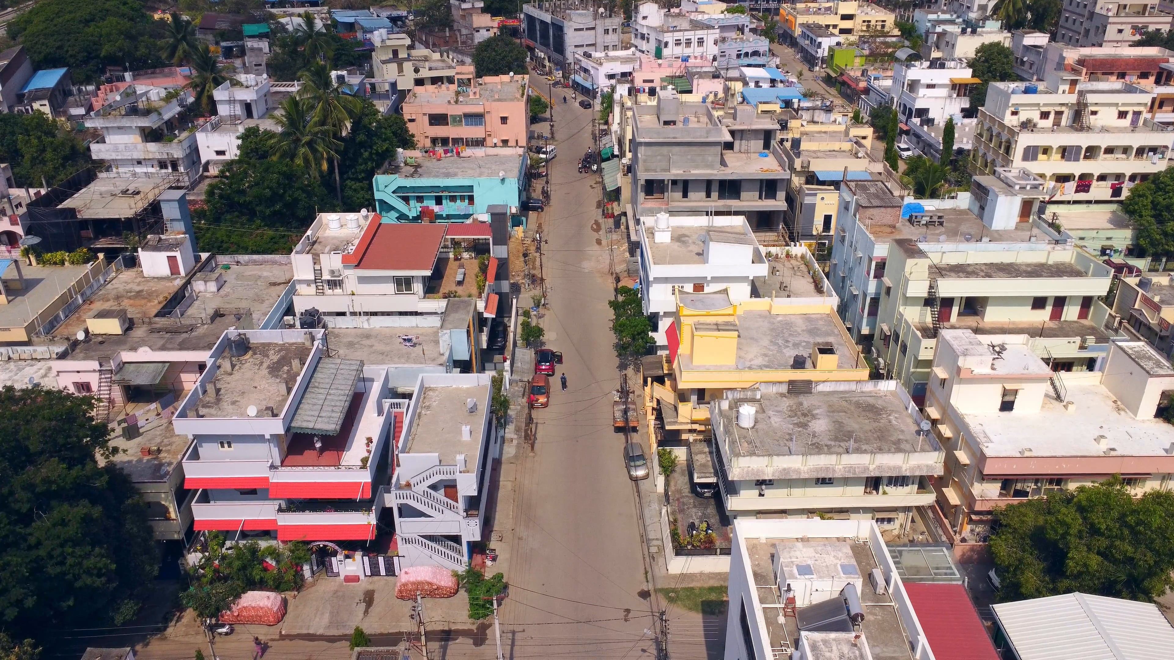 Dehradun Clock Tower Aerial View in Daylight Free Stock Video Footage ...