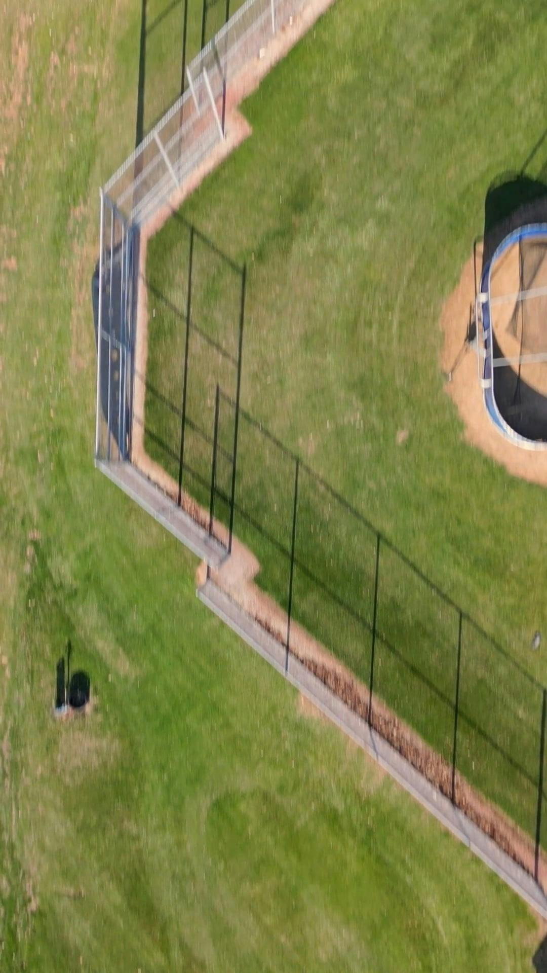 An aerial view of a baseball field with a baseball field Free Stock ...