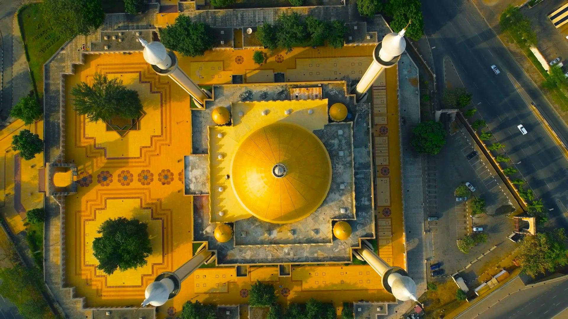 Central Mosque Top View Free Stock Video Footage, Royalty-Free 4K & HD ...