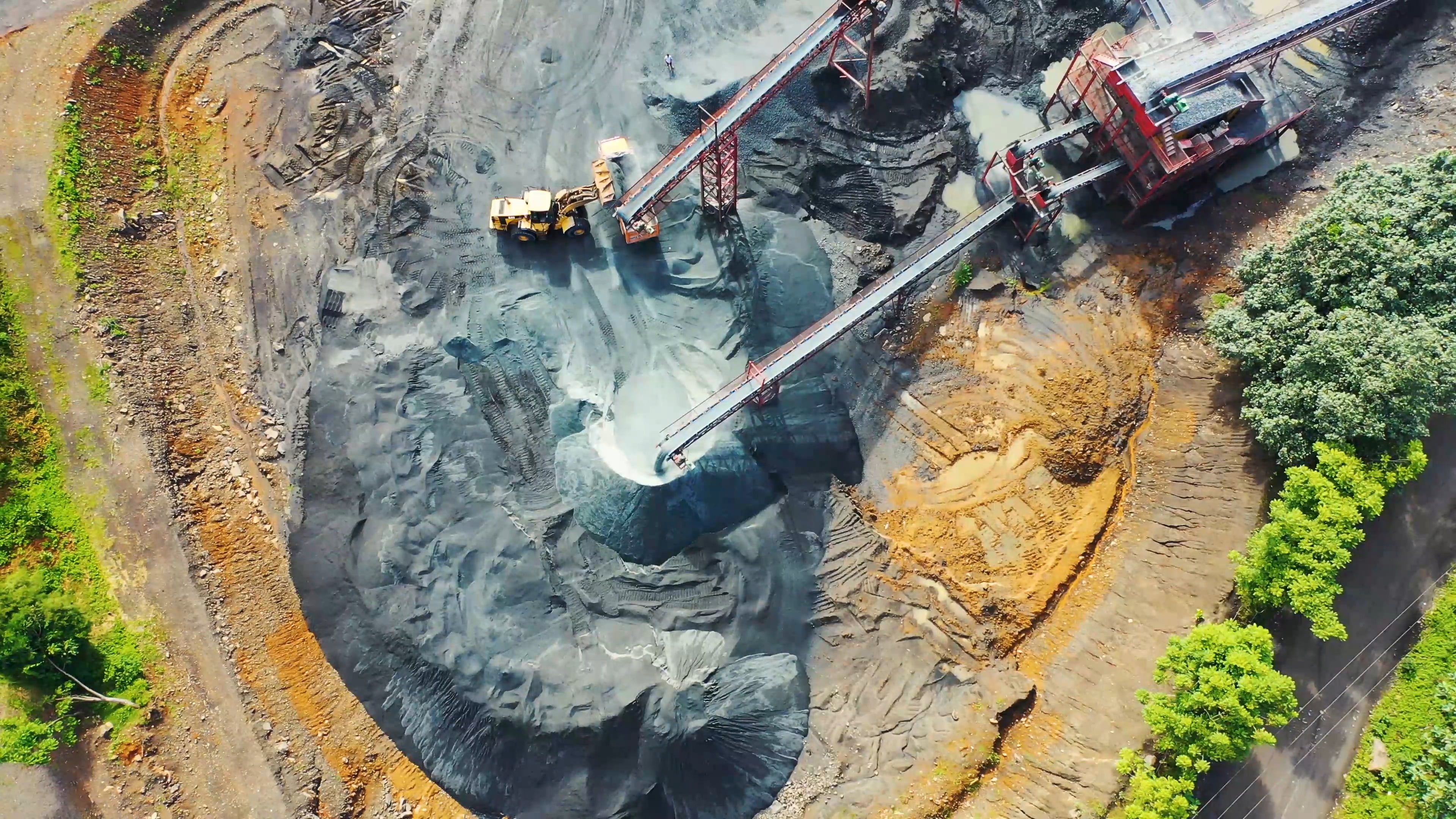 Heavy Equipment Loading Cement · Free Stock Video