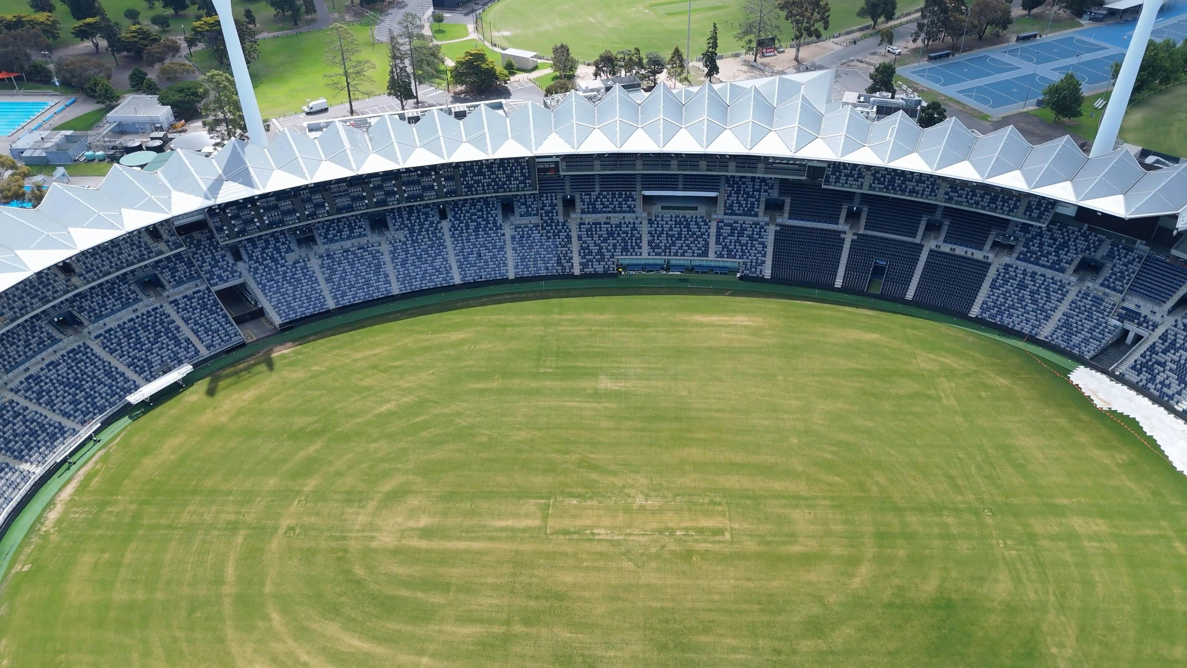 An aerial view of the cricket stadium Free Stock Video Footage, Royalty ...