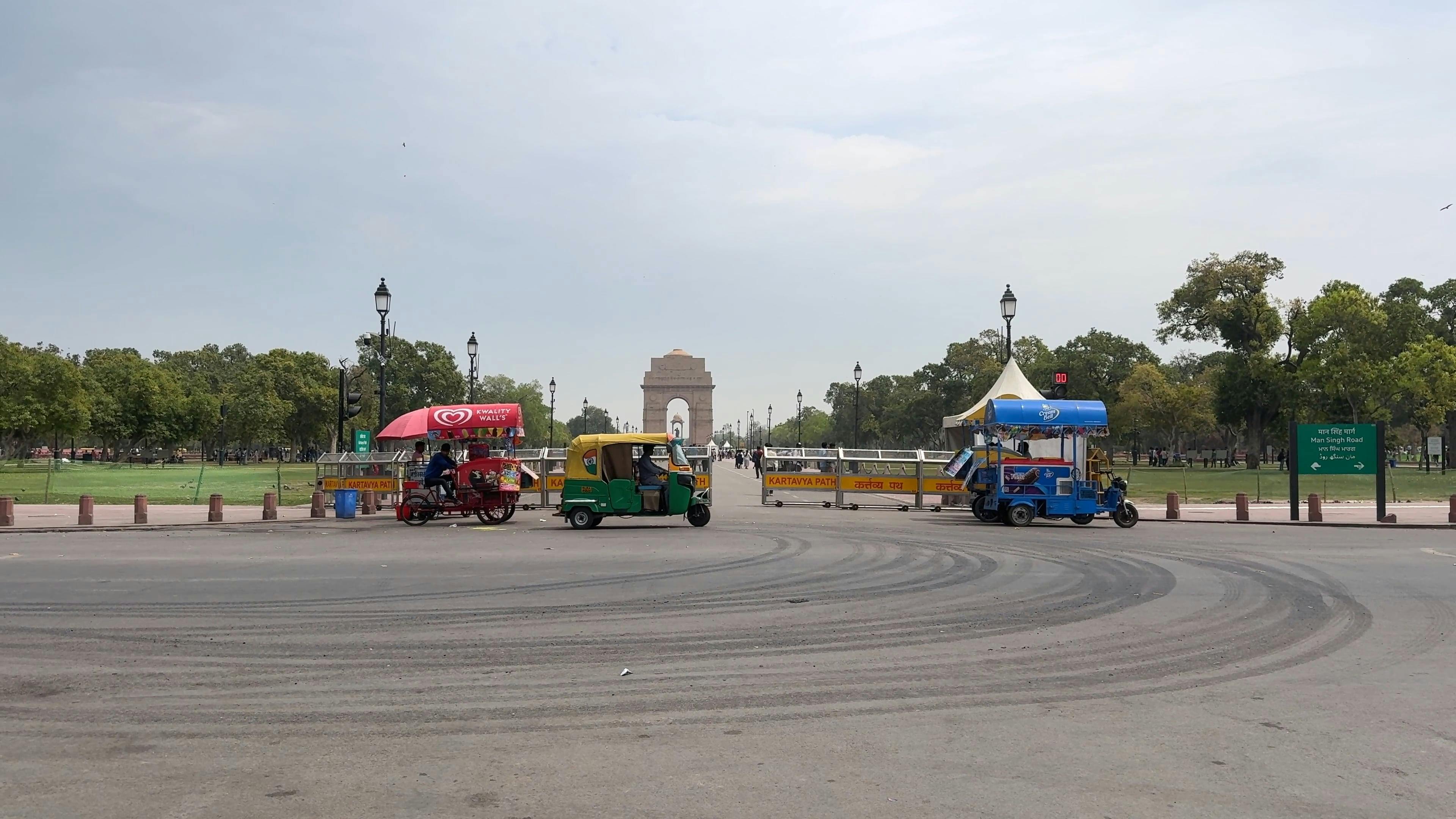 India Gate Road in Delhi India Free Stock Video Footage, Royalty-Free ...