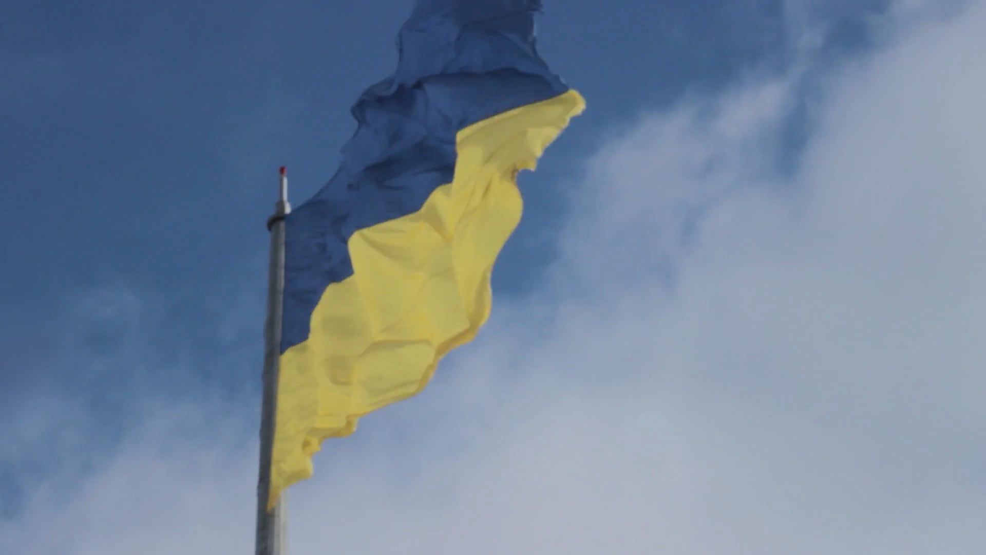Bandera Con Color Amarillo Y Azul · Vídeos de stock gratuitos