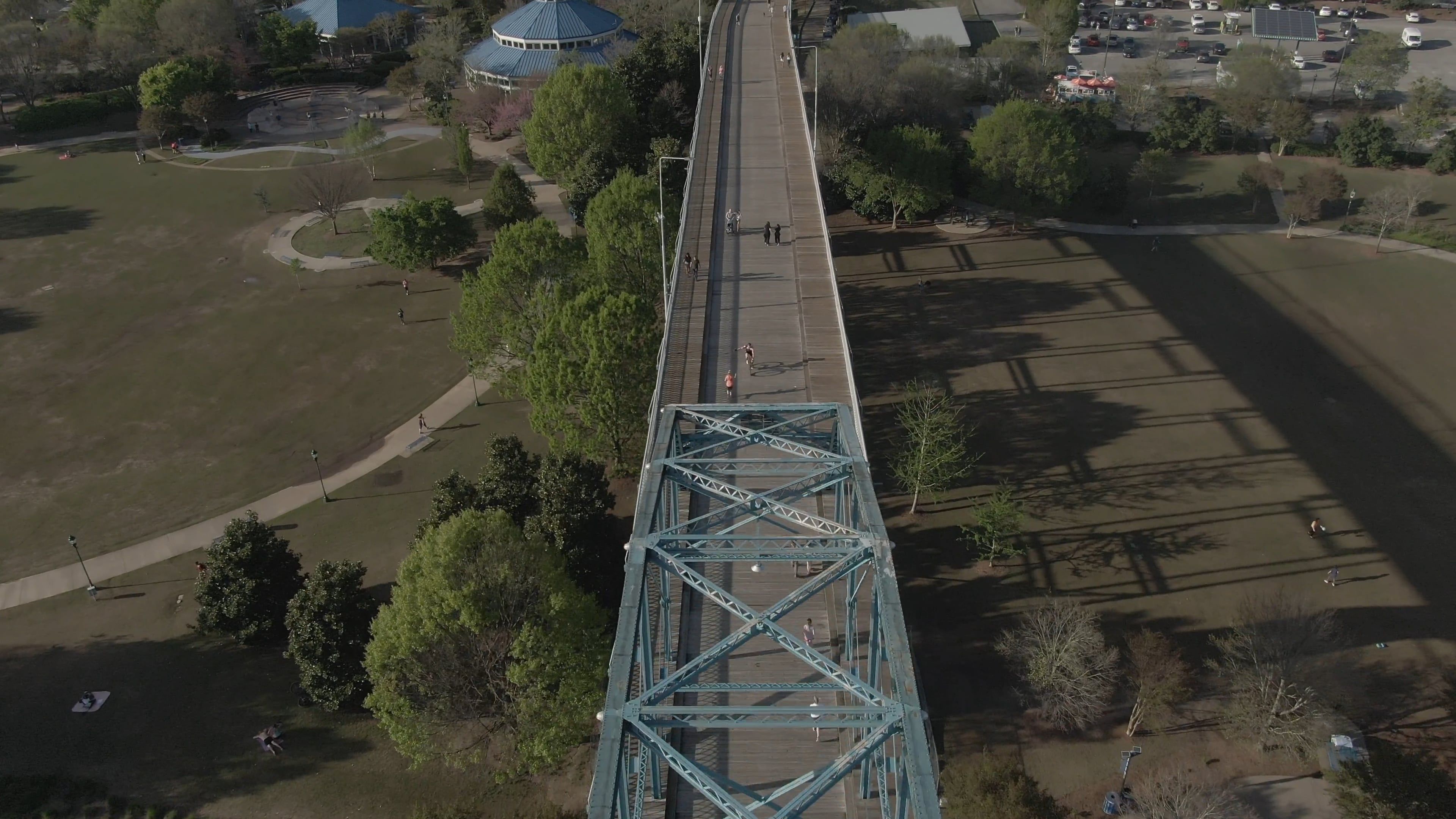 An Overpass Above The Park Free Stock Video Footage, Royalty-Free 4K ...