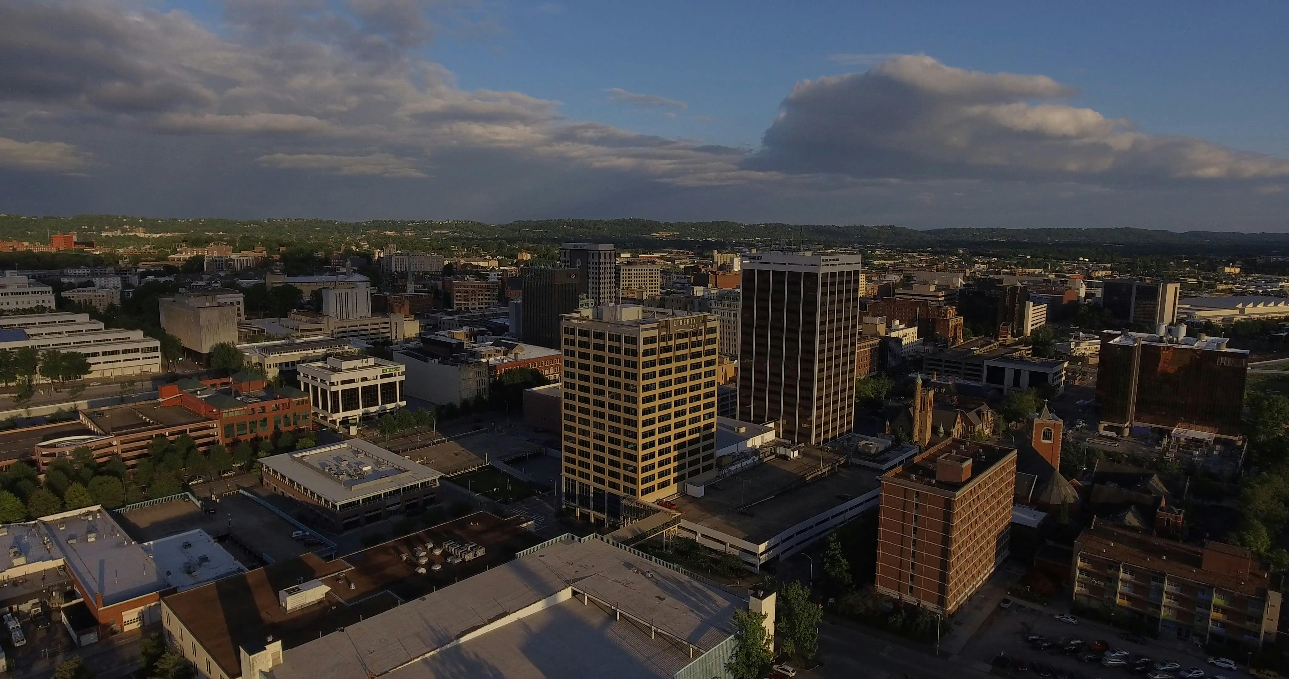 Aerial View Of City Landscape Free Stock Video Footage, Royalty-Free 4K ...