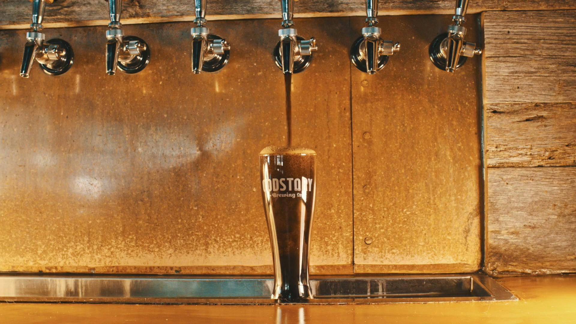 A Glass Of Draft Beer · Free Stock Video