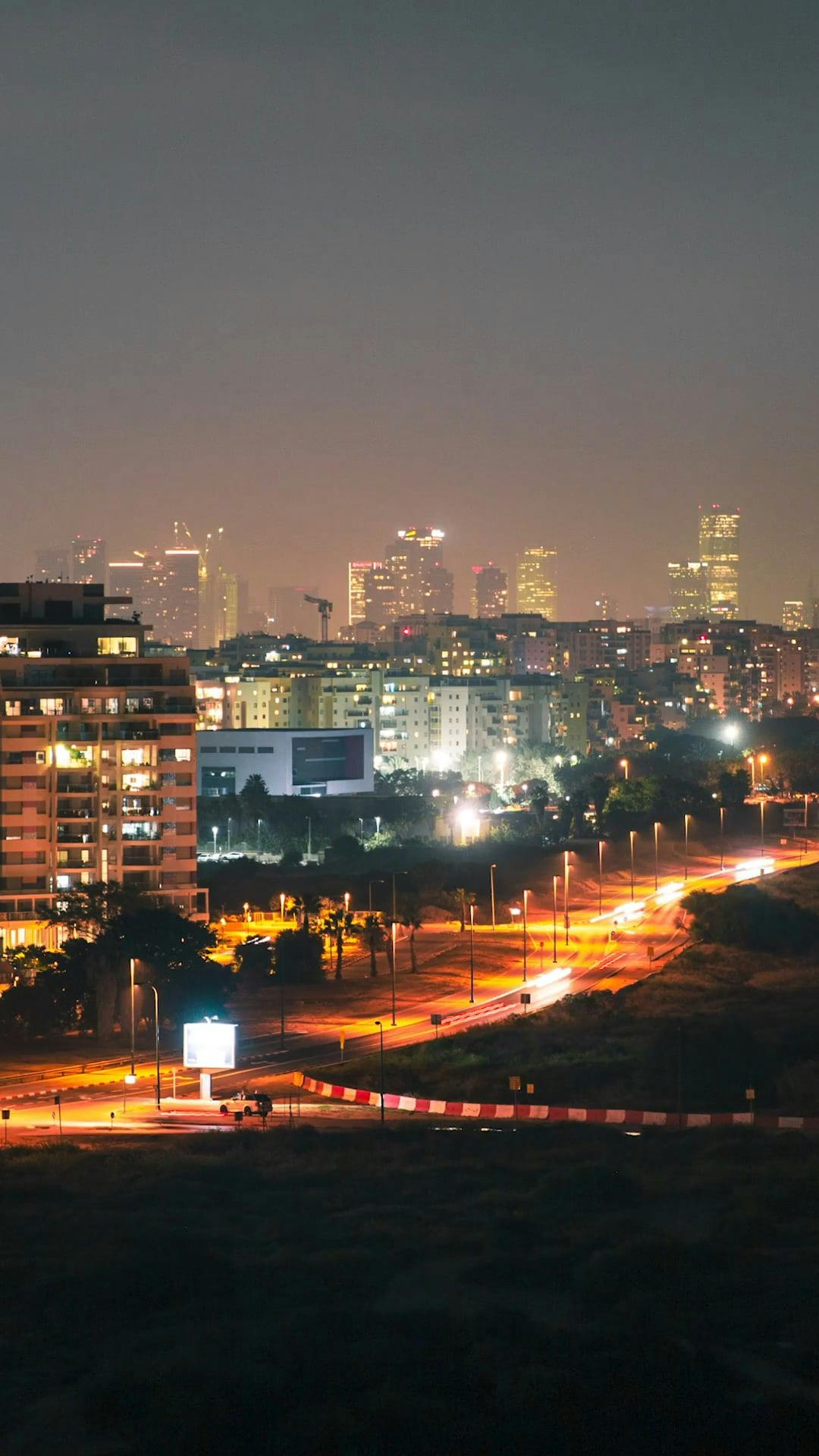 Aerial View Of City At Night In Time-Lapse · Free Stock Video