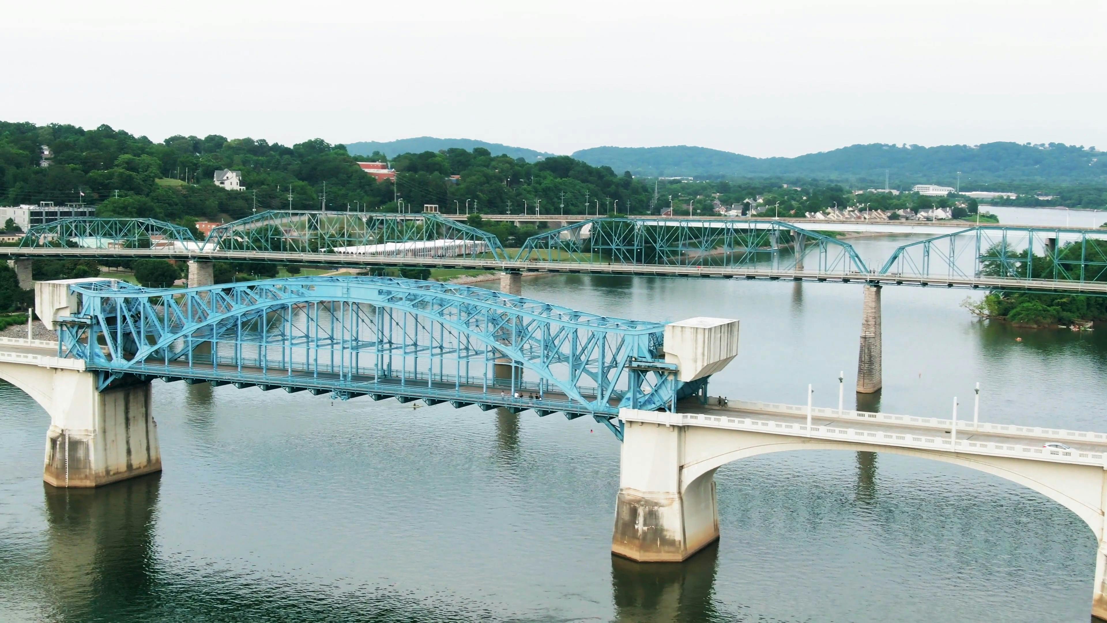 An Ambulance Crossing The Bridge · Free Stock Video