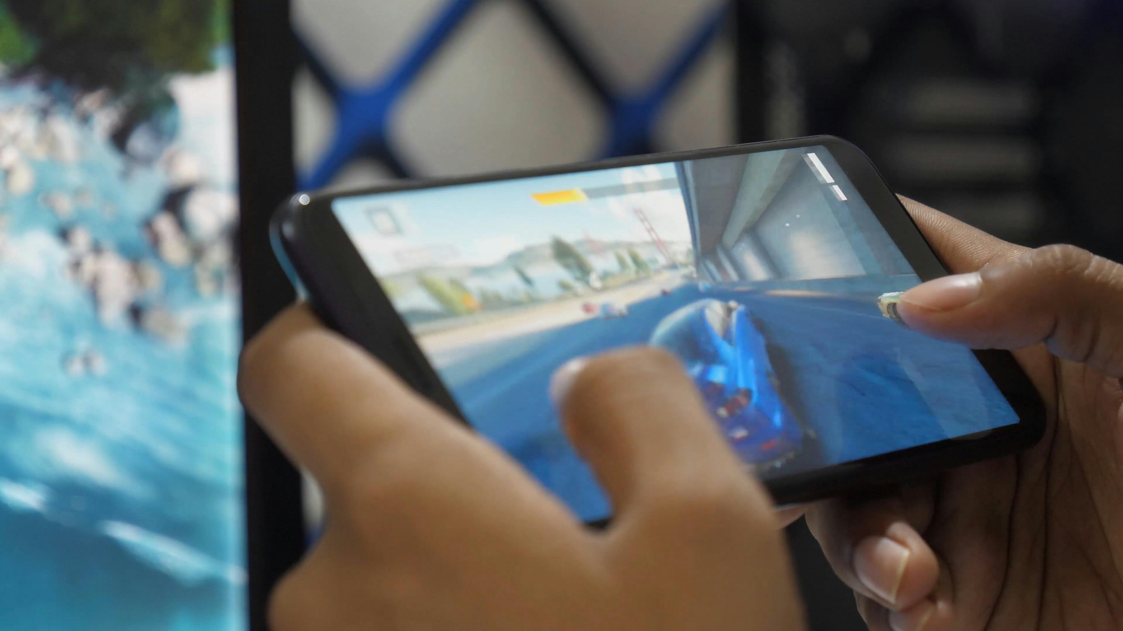 Mobile Games In A Cellular Phone · Free Stock Video