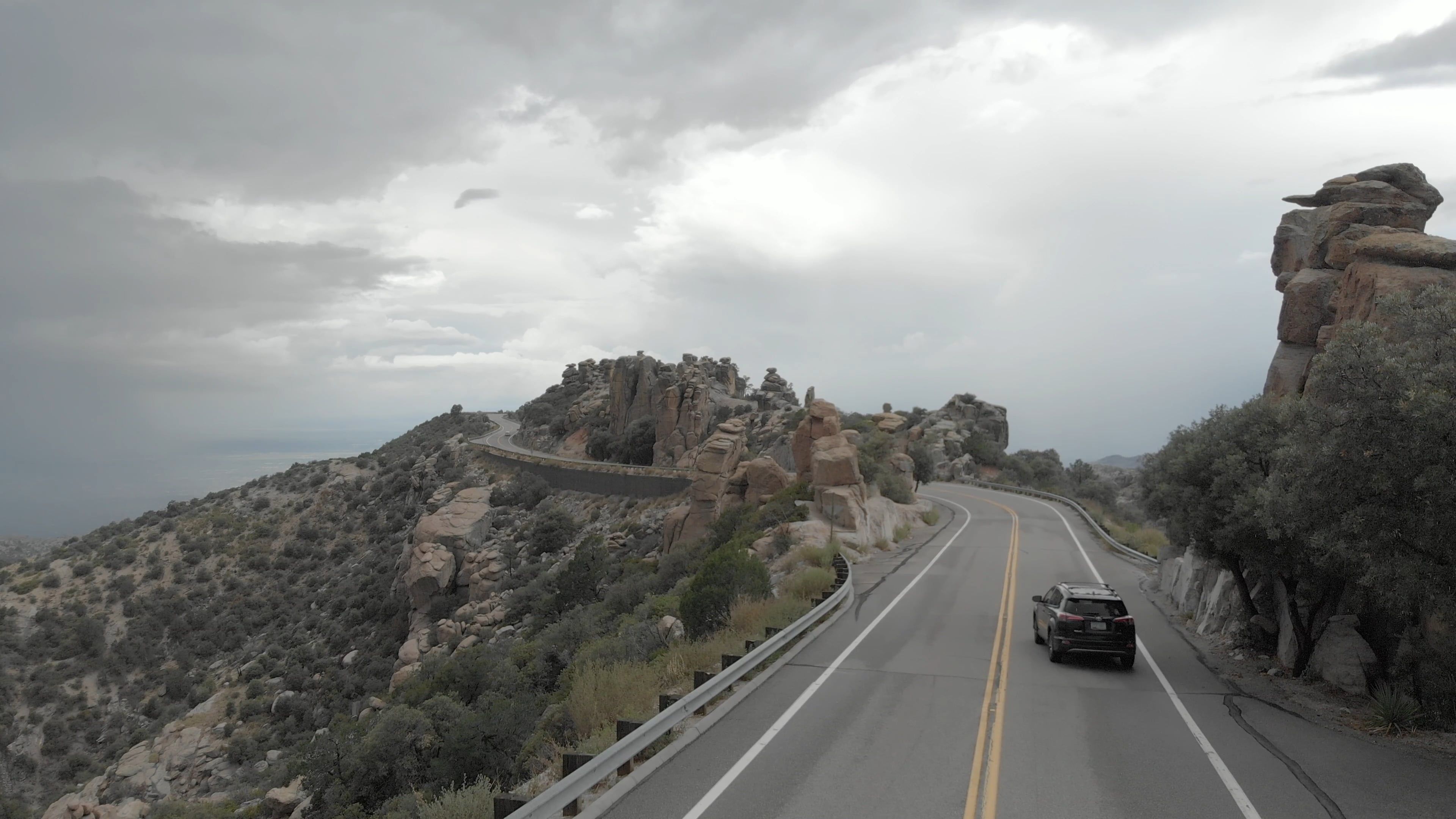 A High Altitude Highway Free Stock Video Footage, Royalty-Free 4K & HD ...