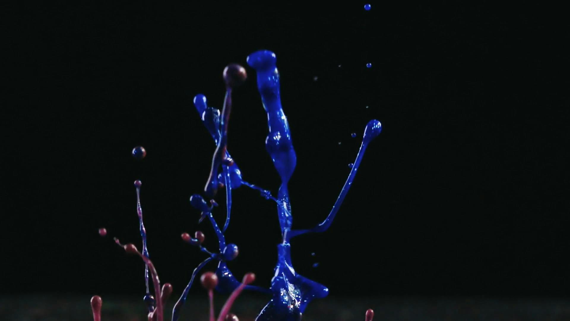 A Splatter Of Liquids · Free Stock Video