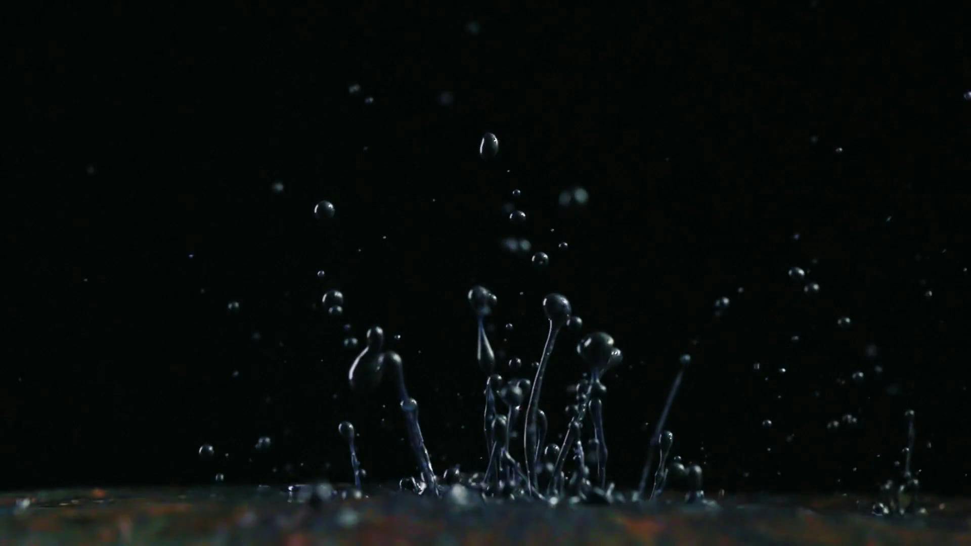 Splatters Of Colored Liquid · Free Stock Video