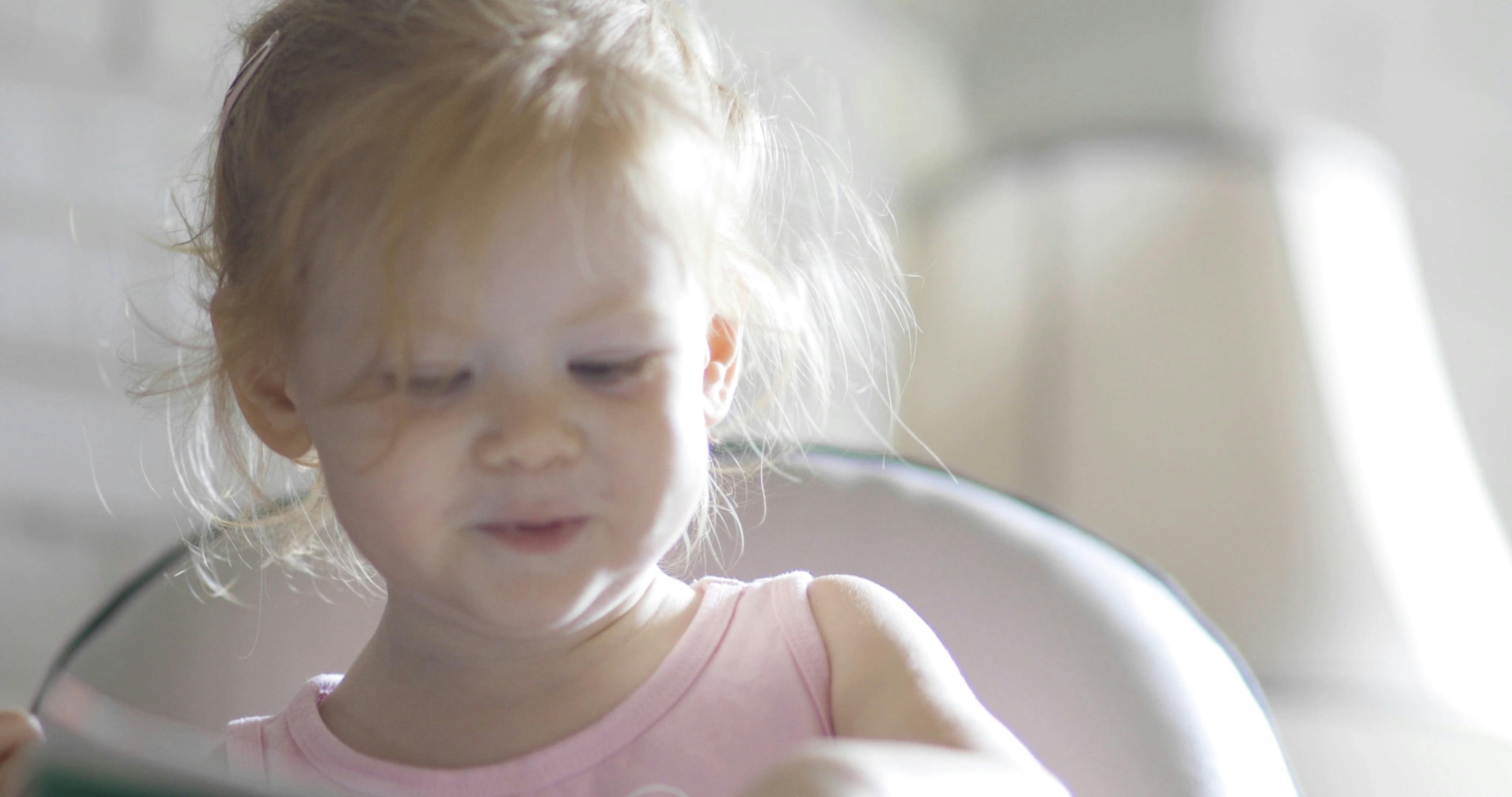 A Child Coloring · Free Stock Video