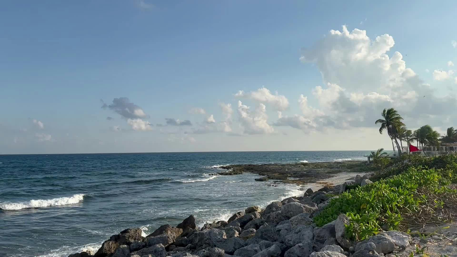 Beautiful View Of A Beach Free Stock Video Footage, Royalty-Free 4K ...