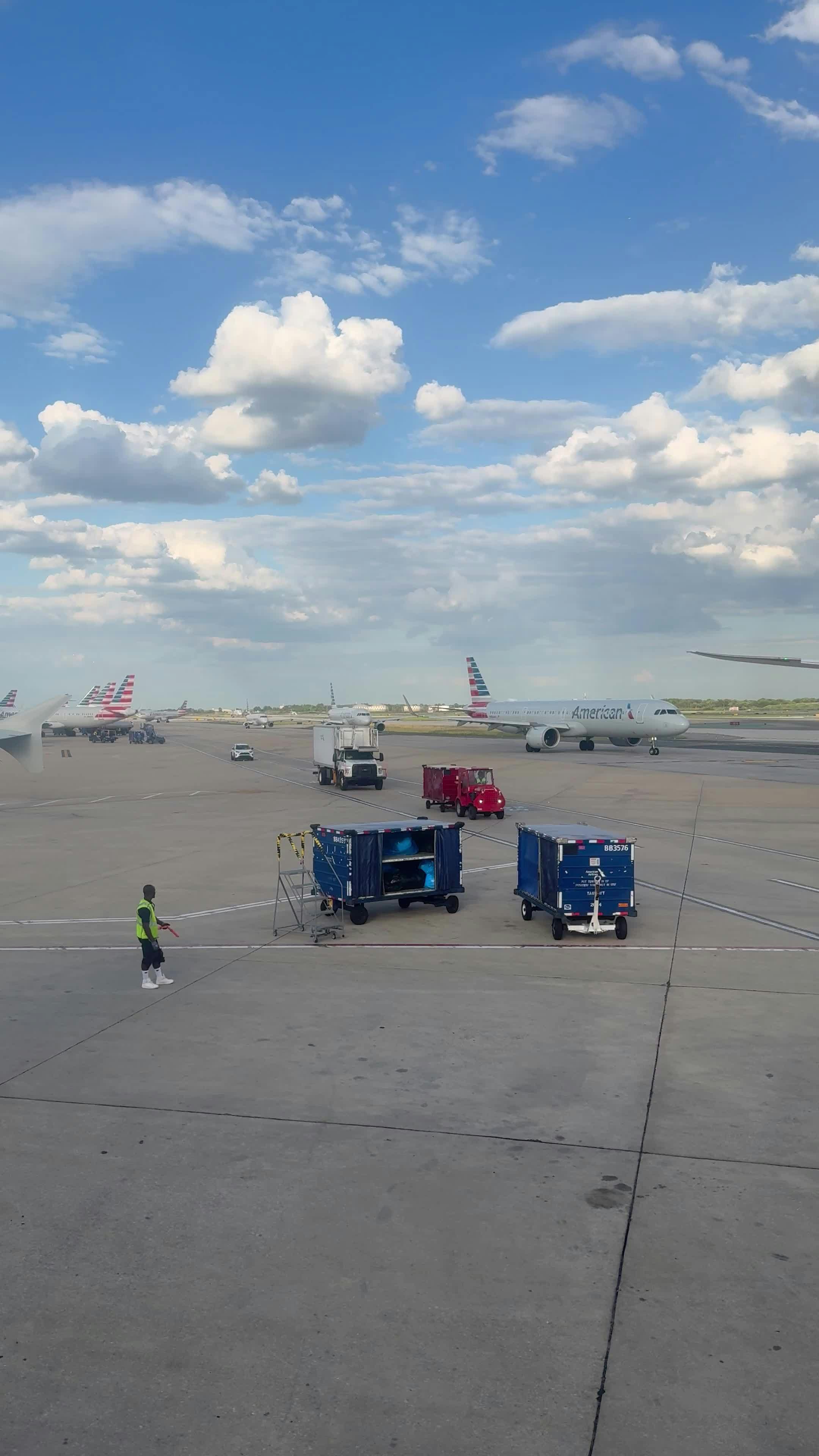 laguardia airport runway employe working Free Stock Video Footage ...