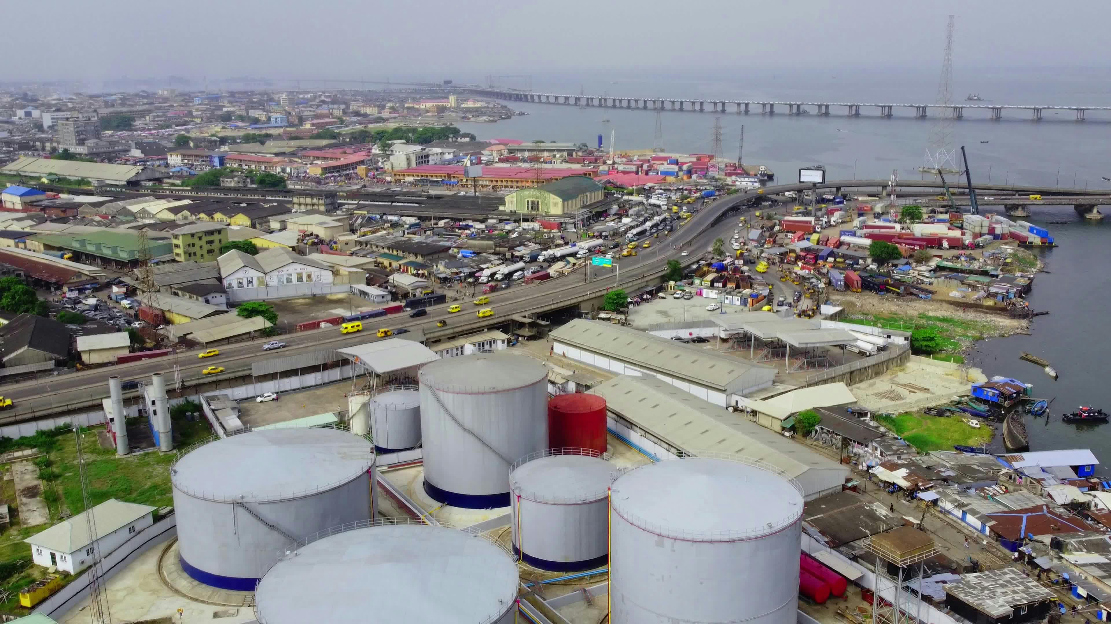 Third Mainland Bridge, Lagos Nigeria Free Stock Video Footage, Royalty ...