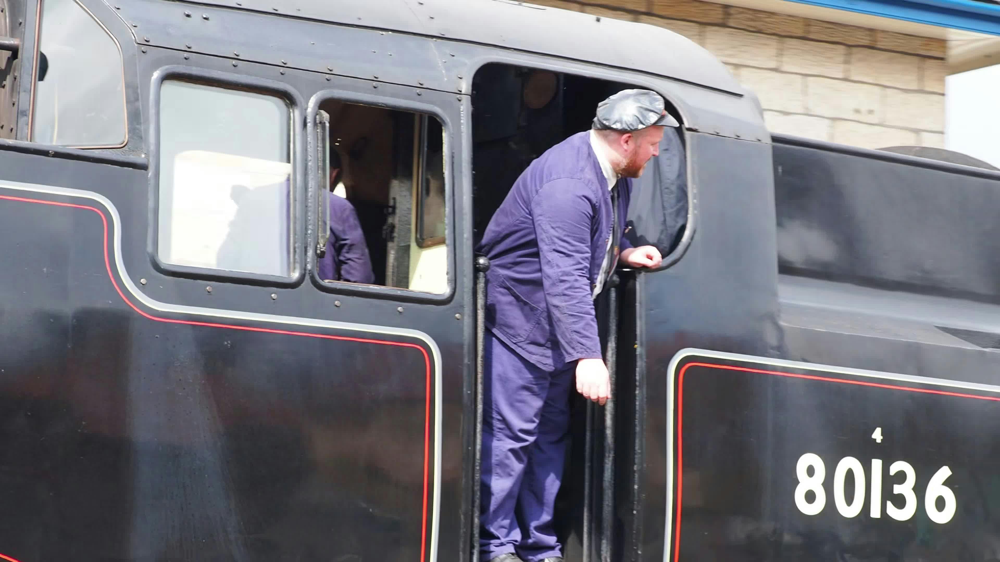 Steam Locomotive reversing into station Free Stock Video Footage ...