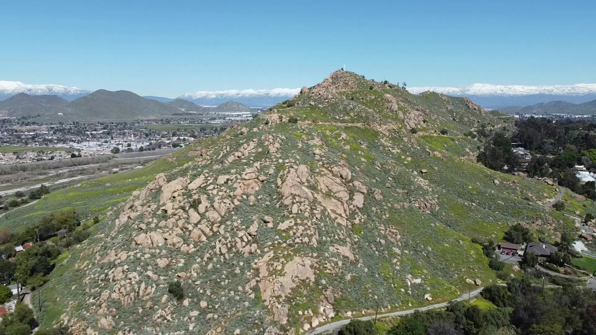 Mount Rubidoux, Riverside Free Stock Video Footage, Royalty-Free 4K ...