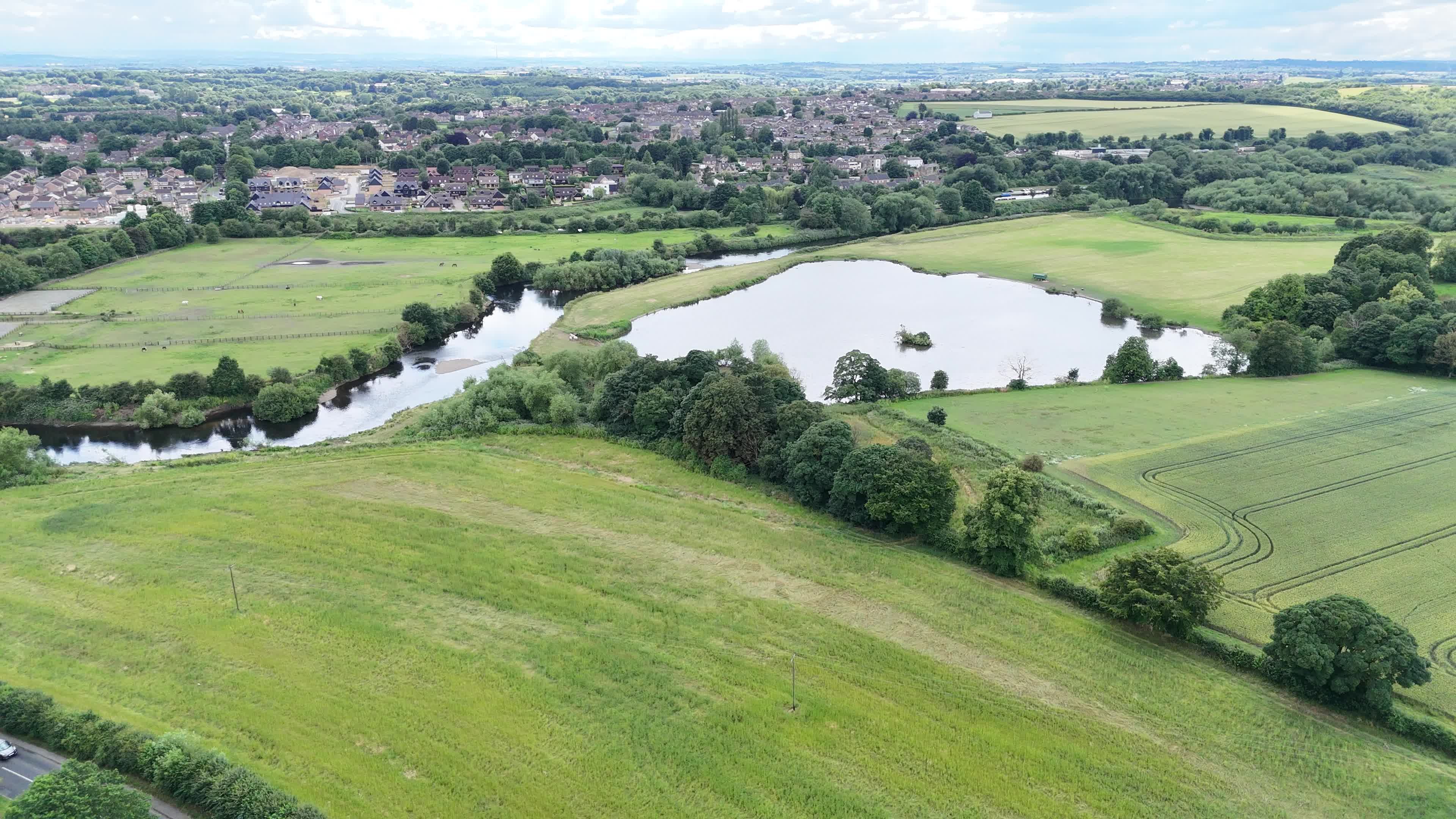 Aerial view of lakes Free Stock Video Footage, Royalty-Free 4K & HD ...