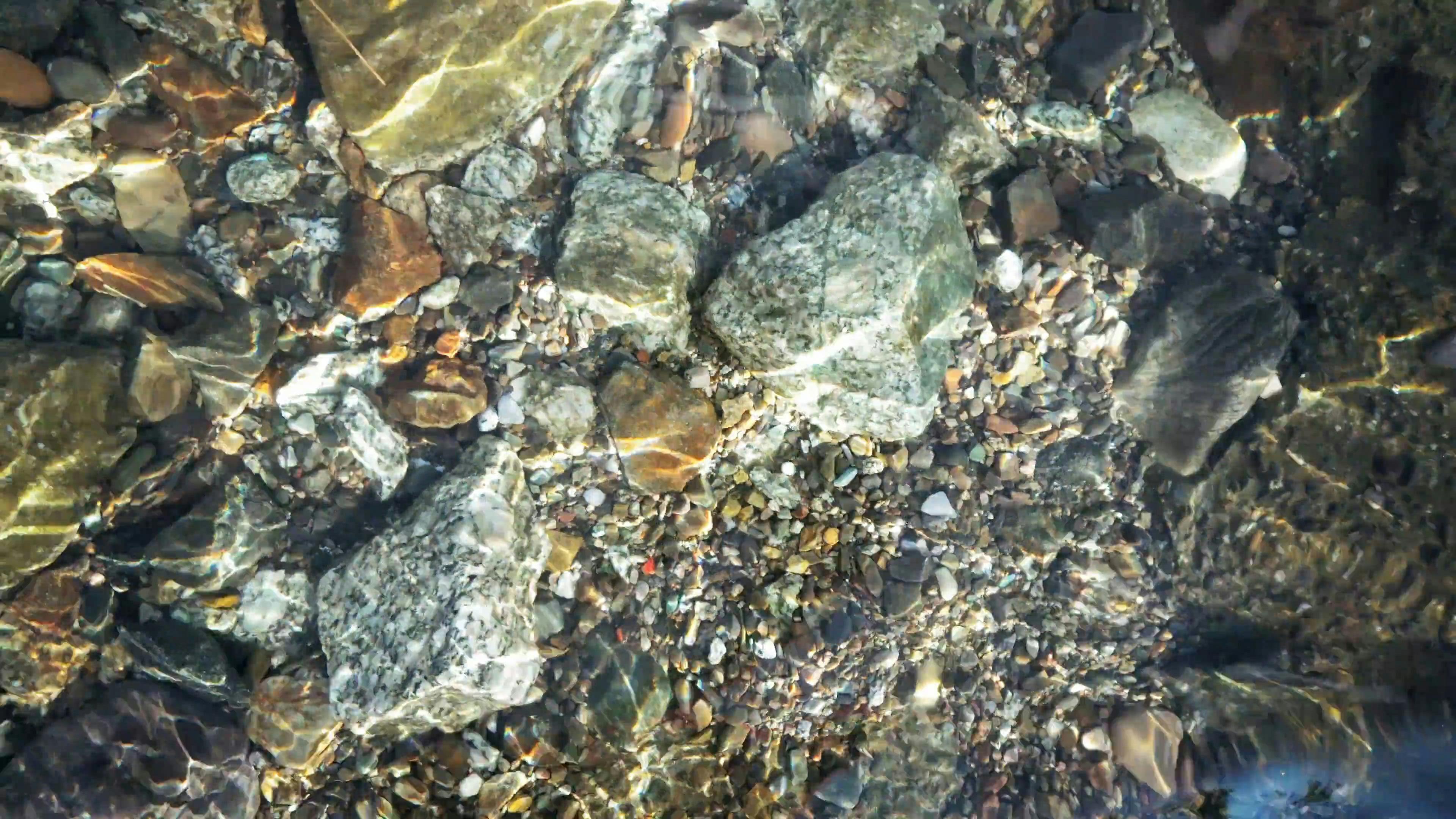 Rocks Submerged Underwater · Free Stock Video