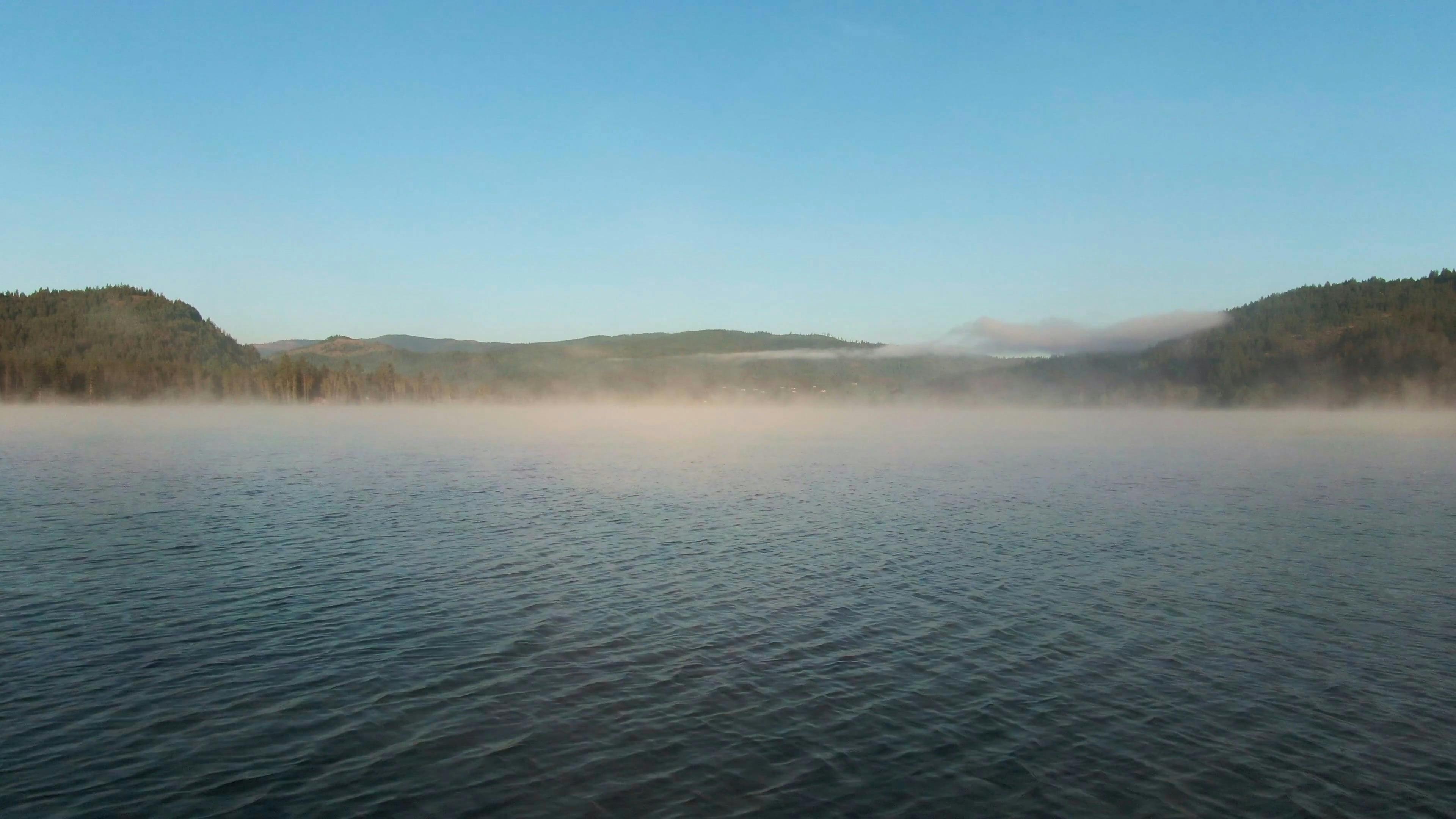 Fogs Over Water Free Stock Video Footage, Royalty-Free 4K & HD Video Clip