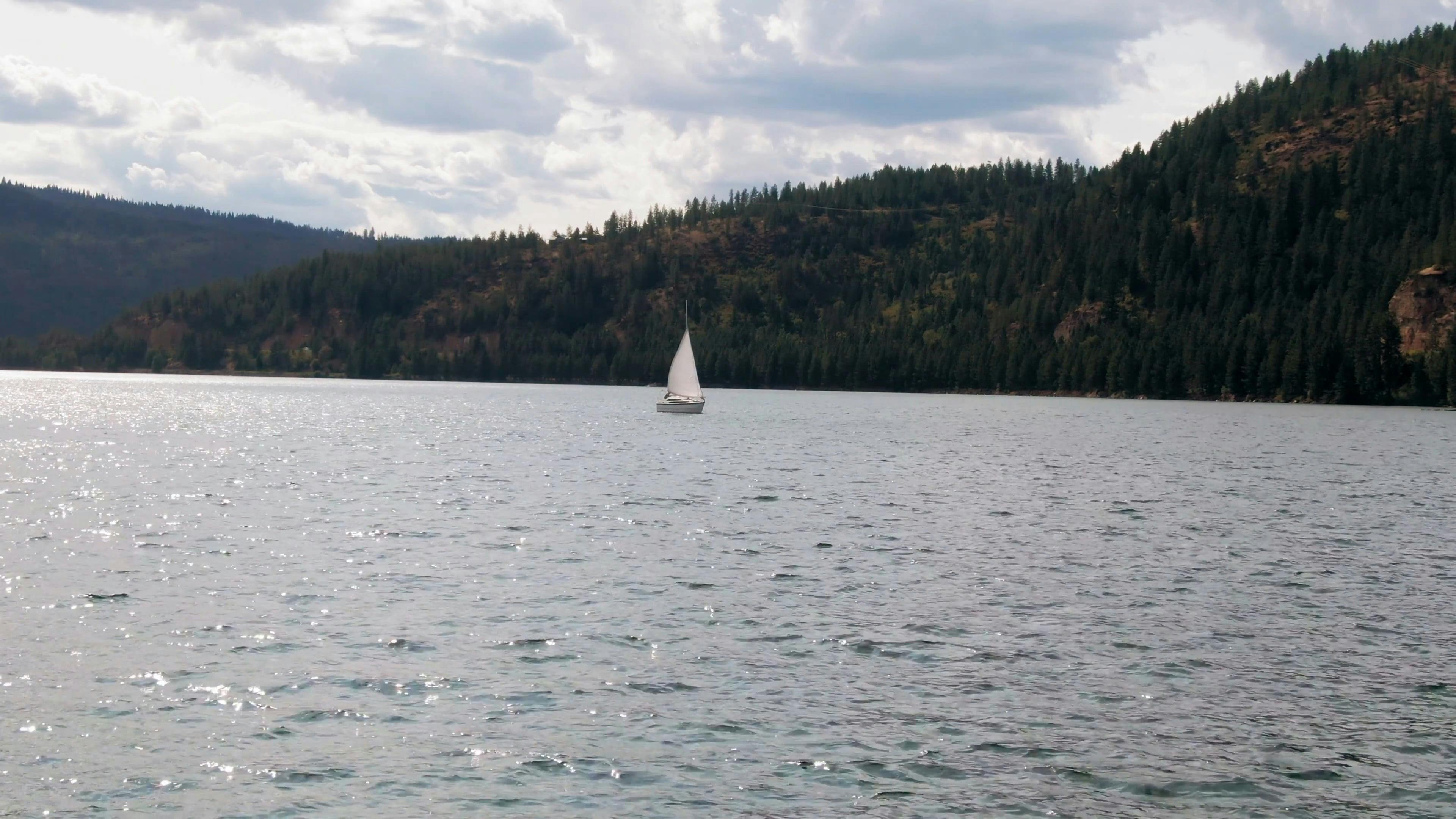 Drone Shot Of Ocean · Free Stock Video